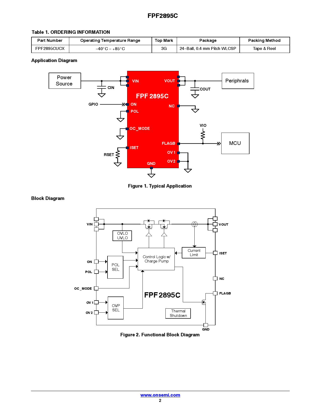 FPF2895CUCX_（onsemi(安森美)）FPF2895CUCX中文资料_价格_PDF手册-立创电子商城