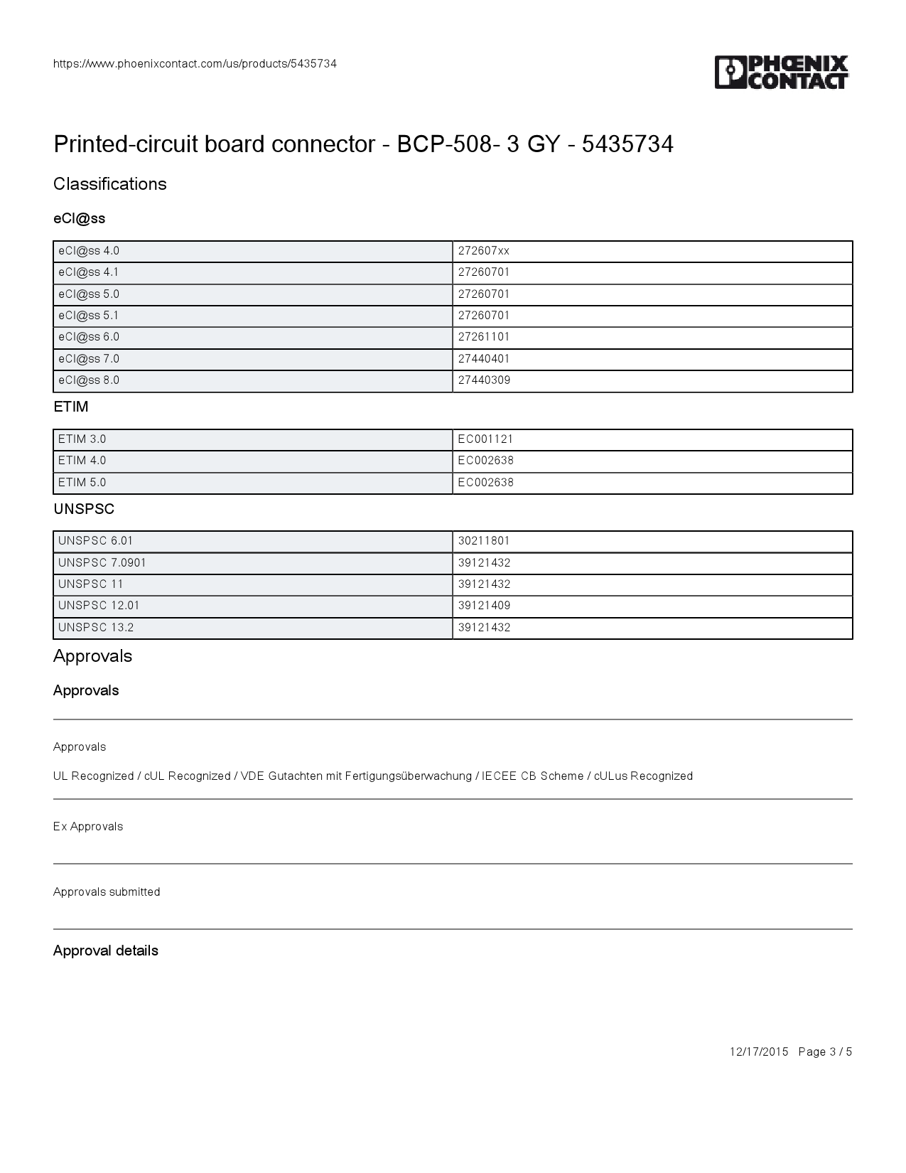 5435734_（Phoenix Contact(菲尼克斯)）5435734中文资料_价格_PDF手册-立创电子商城