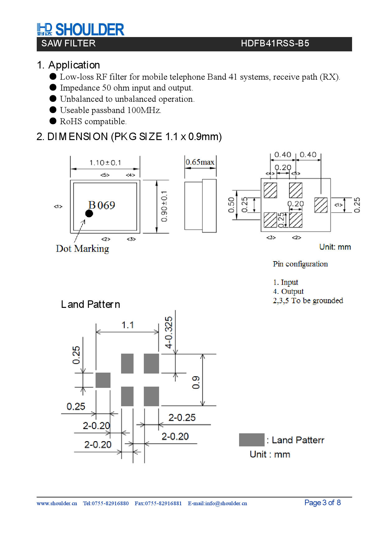 HDFB41RSS-B5_（HD(无锡好达)）HDFB41RSS-B5中文资料_价格_PDF手册-立创电子商城