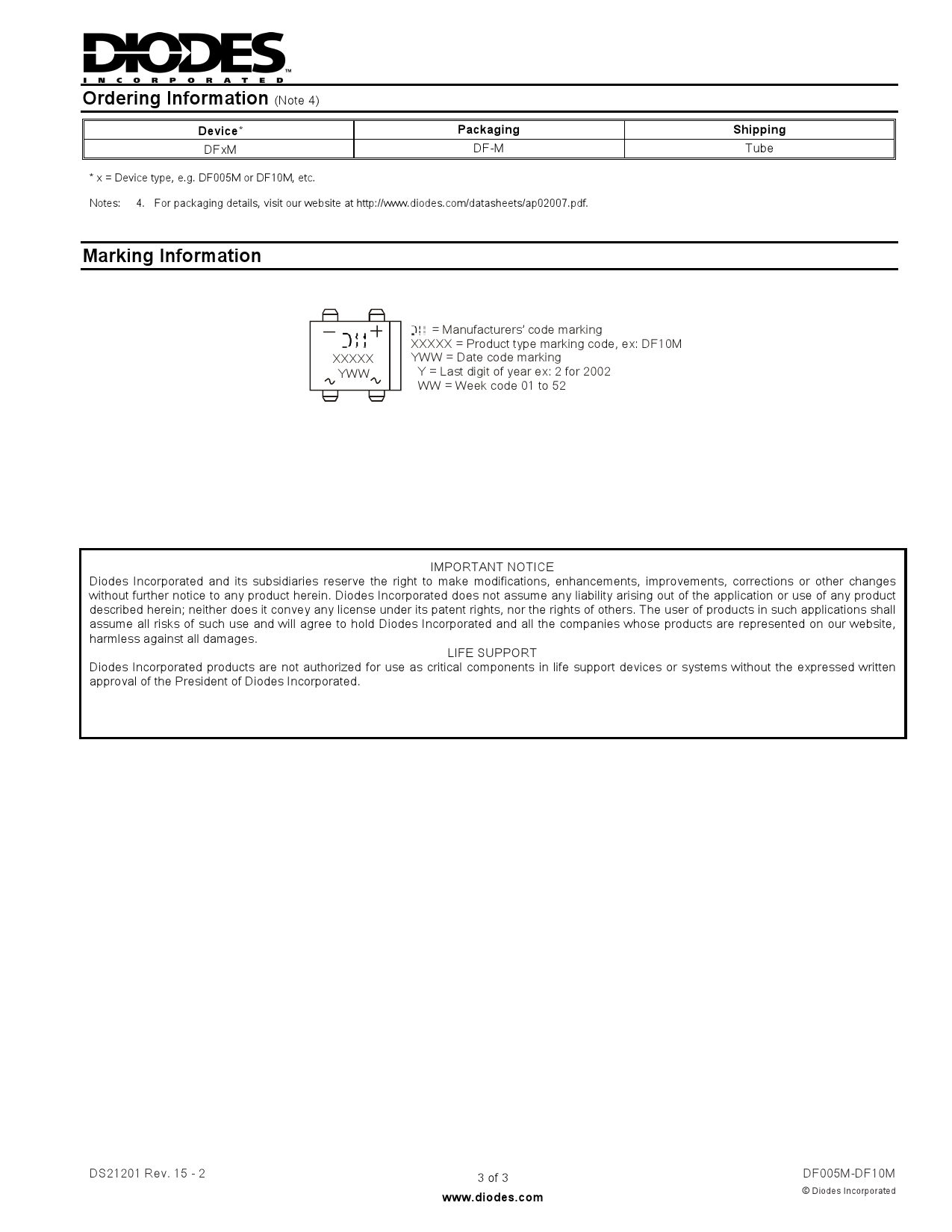 DF10M_（DIODES(美台)）DF10M中文资料_价格_PDF手册-立创电子商城