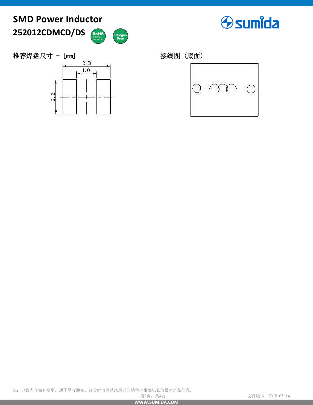 252012CDMCDDS-R47MC_（Sumida(胜美达)）252012CDMCDDS-R47MC中文资料_价格_PDF手册-立创电子商城