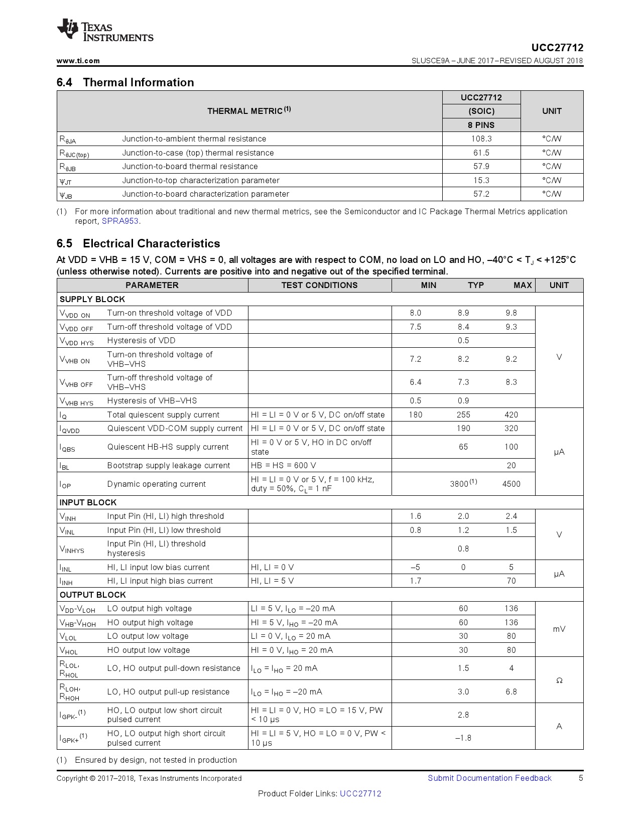 UCC27712DR_（TI(德州仪器)）UCC27712DR中文资料_价格_PDF手册-立创电子商城