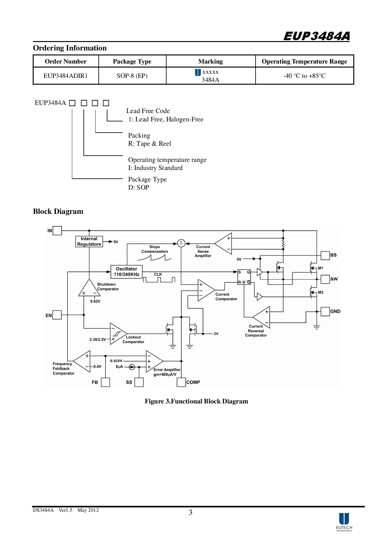EUP3484ADIR1_（EUTECH(德信)）EUP3484ADIR1中文资料_价格_PDF手册-立创电子商城