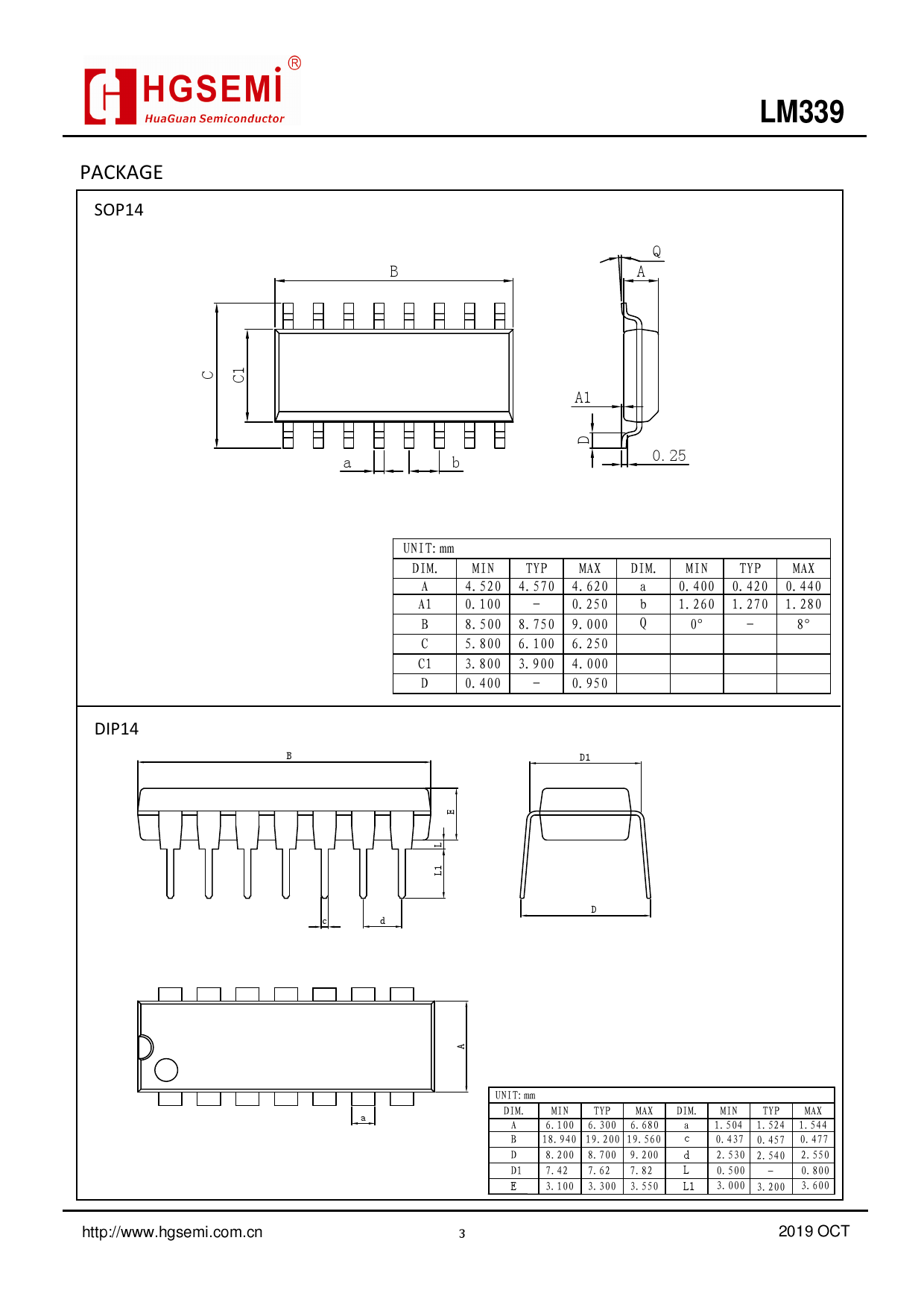 LM339M/TR_（HGSEMI(华冠)）LM339M/TR中文资料_价格_PDF手册-立创电子商城