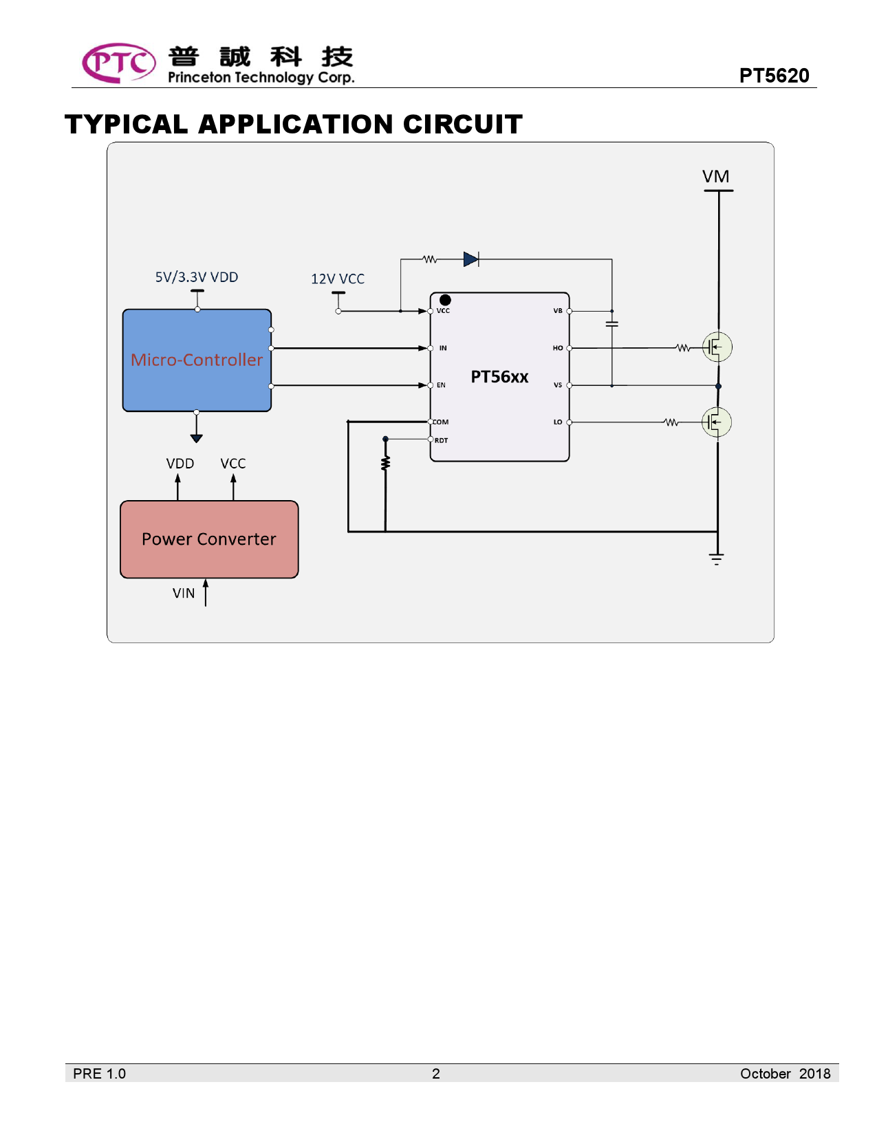 PT5620_（PTC(普诚)）PT5620中文资料_价格_PDF手册-立创电子商城