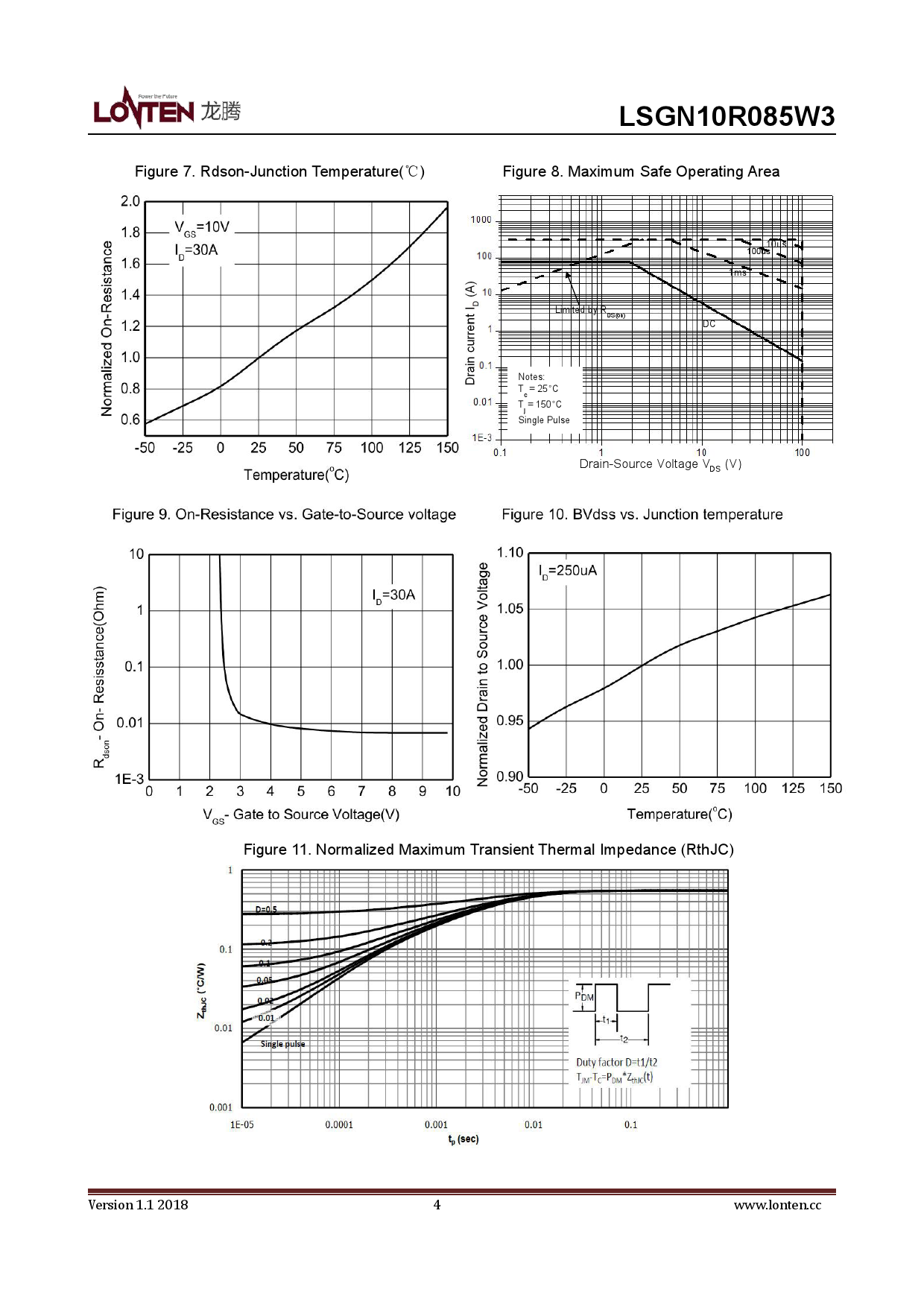 LSGN10R085W3_（LONTEN(龙腾半导体)）LSGN10R085W3中文资料_价格_PDF手册-立创电子商城