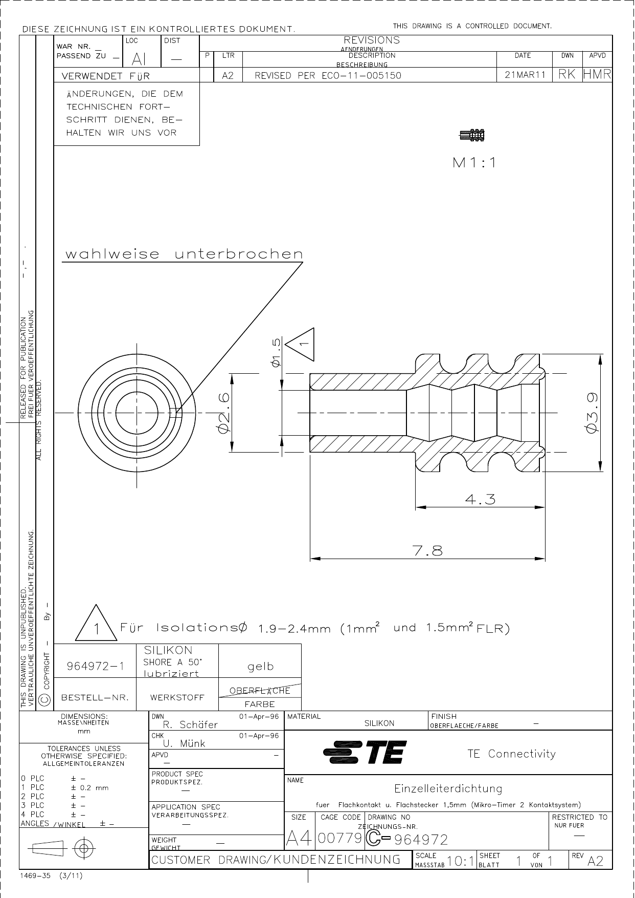 964972-1_（TE Connectivity(美国泰科)）964972-1中文资料_价格_PDF手册-立创电子商城