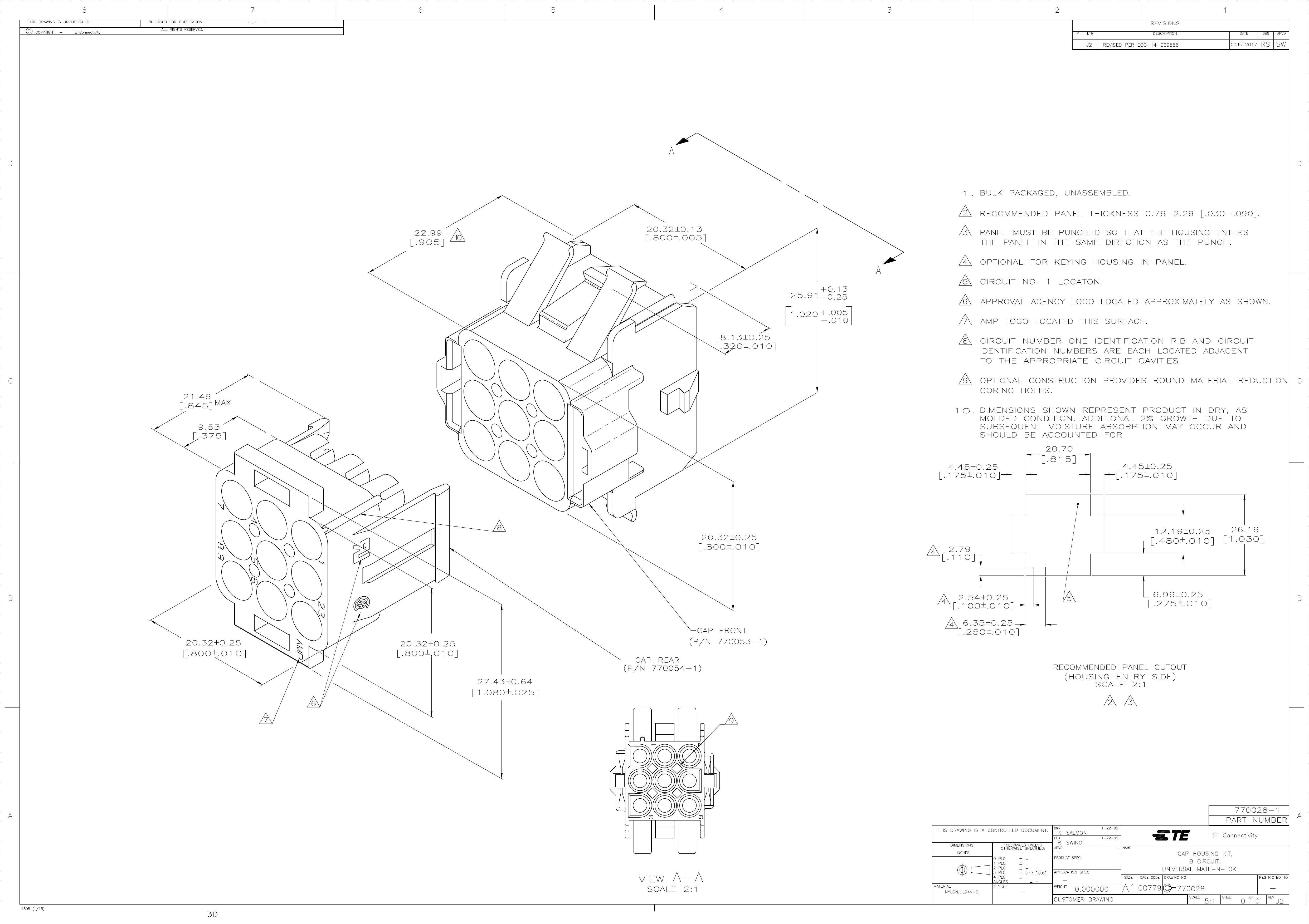 770028-1_（TE Connectivity(美国泰科)）770028-1中文资料_价格_PDF手册-立创电子商城