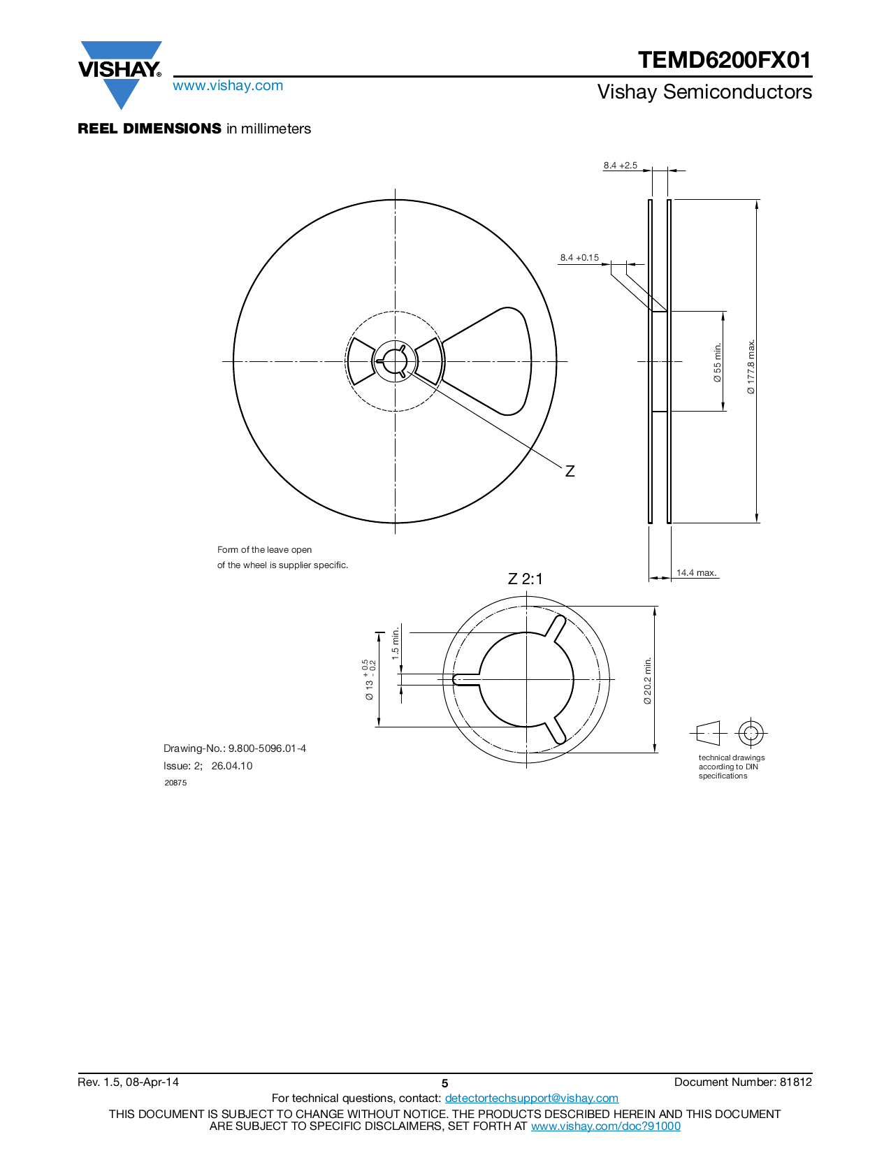 TEMD6200FX01_（VISHAY(威世)）TEMD6200FX01中文资料_价格_PDF手册-立创电子商城
