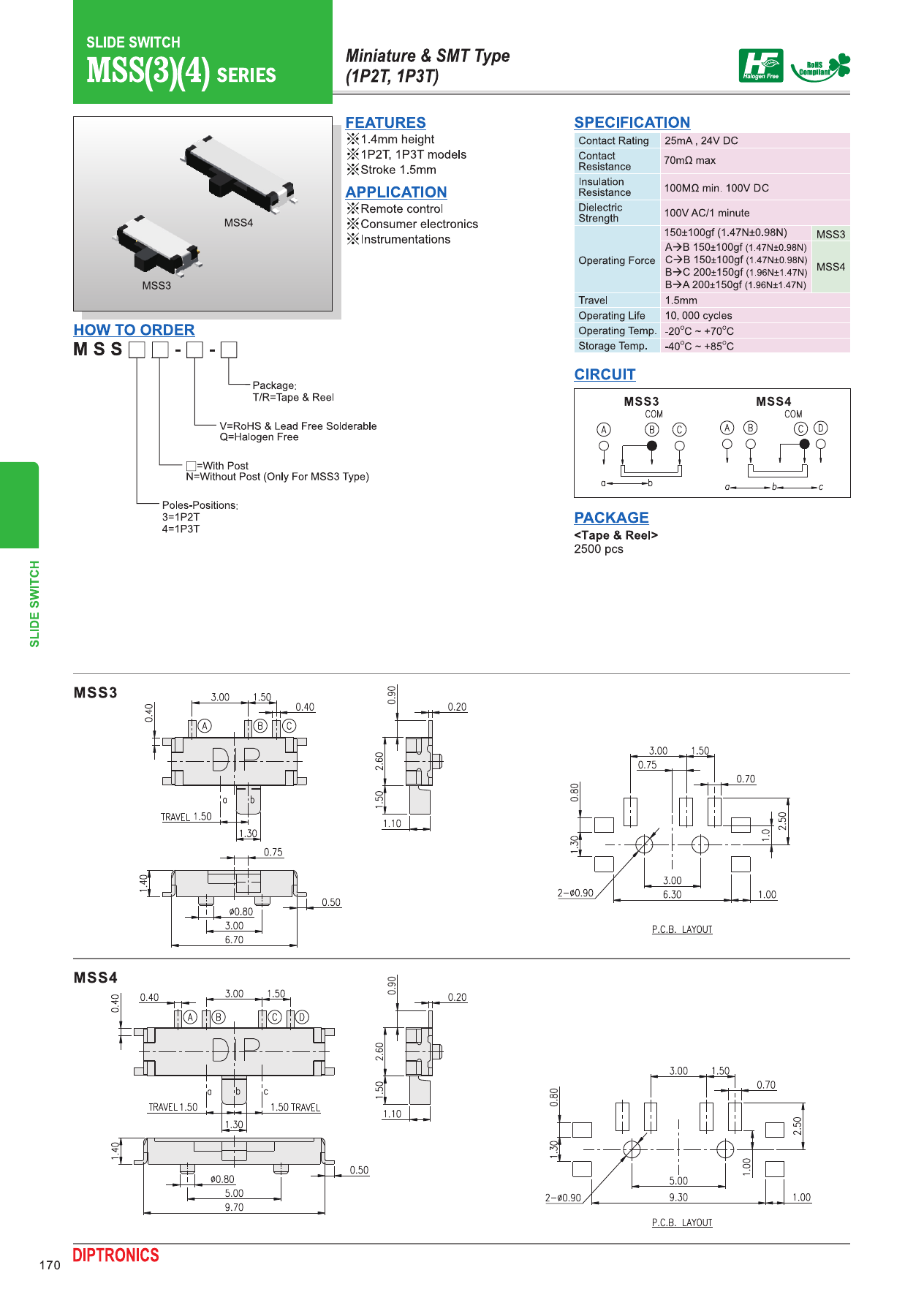 MSS4-V-T/R_（台湾圜达）MSS4-V-T/R中文资料_价格_PDF手册-立创电子商城