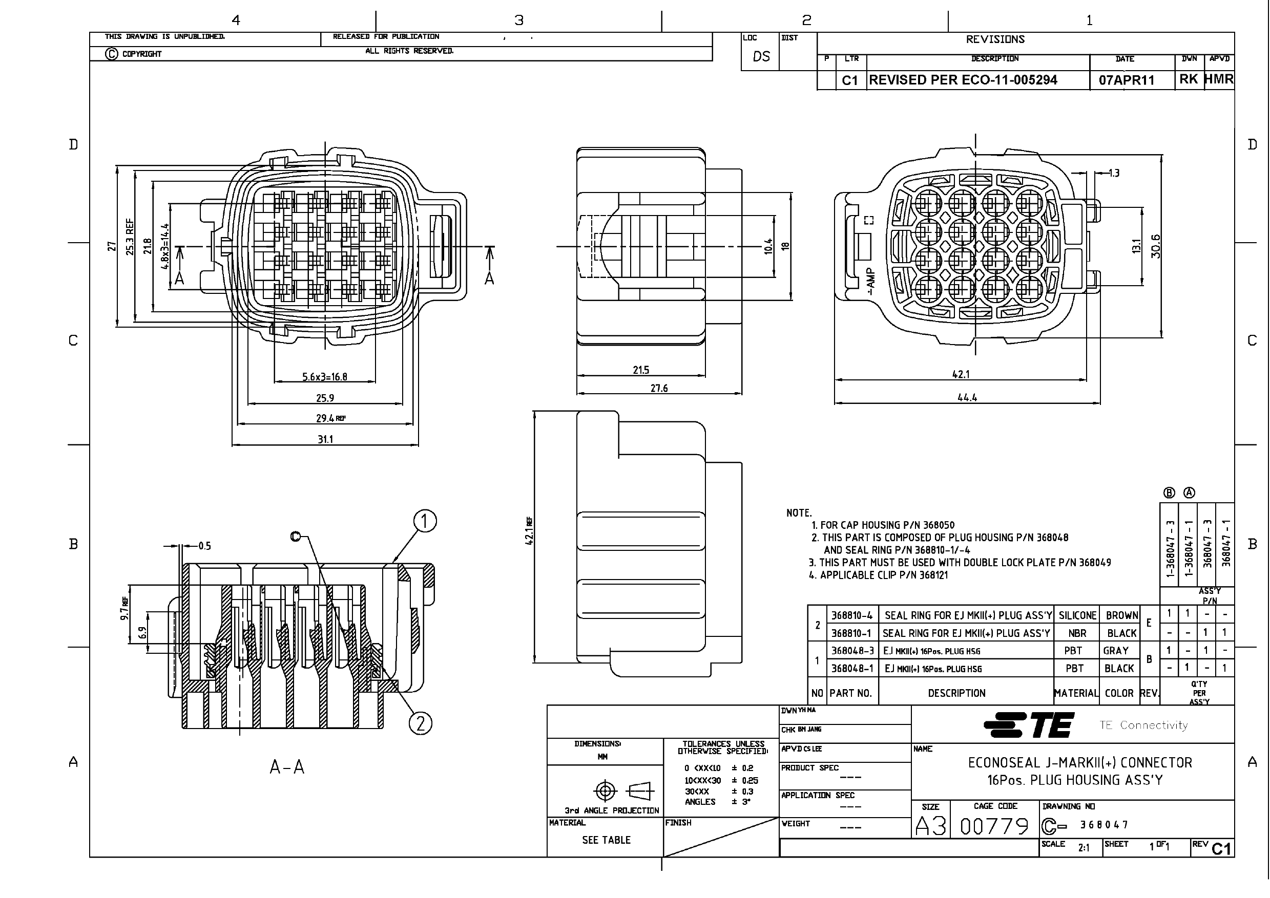 368047-1_（TE Connectivity(美国泰科)）368047-1中文资料_价格_PDF手册-立创电子商城