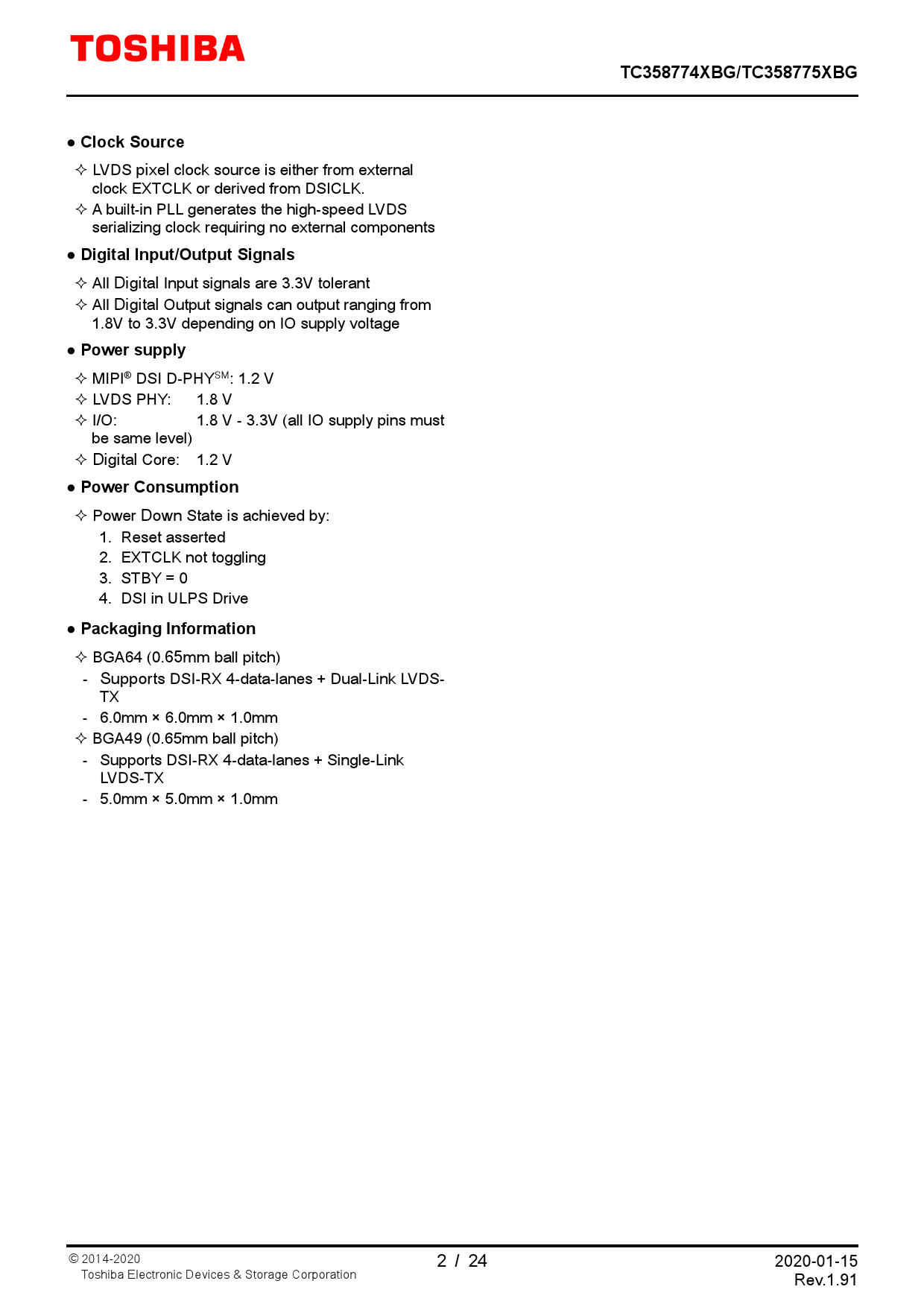 TC358775XBG_（TOSHIBA(东芝)）TC358775XBG中文资料_价格_PDF手册-立创电子商城