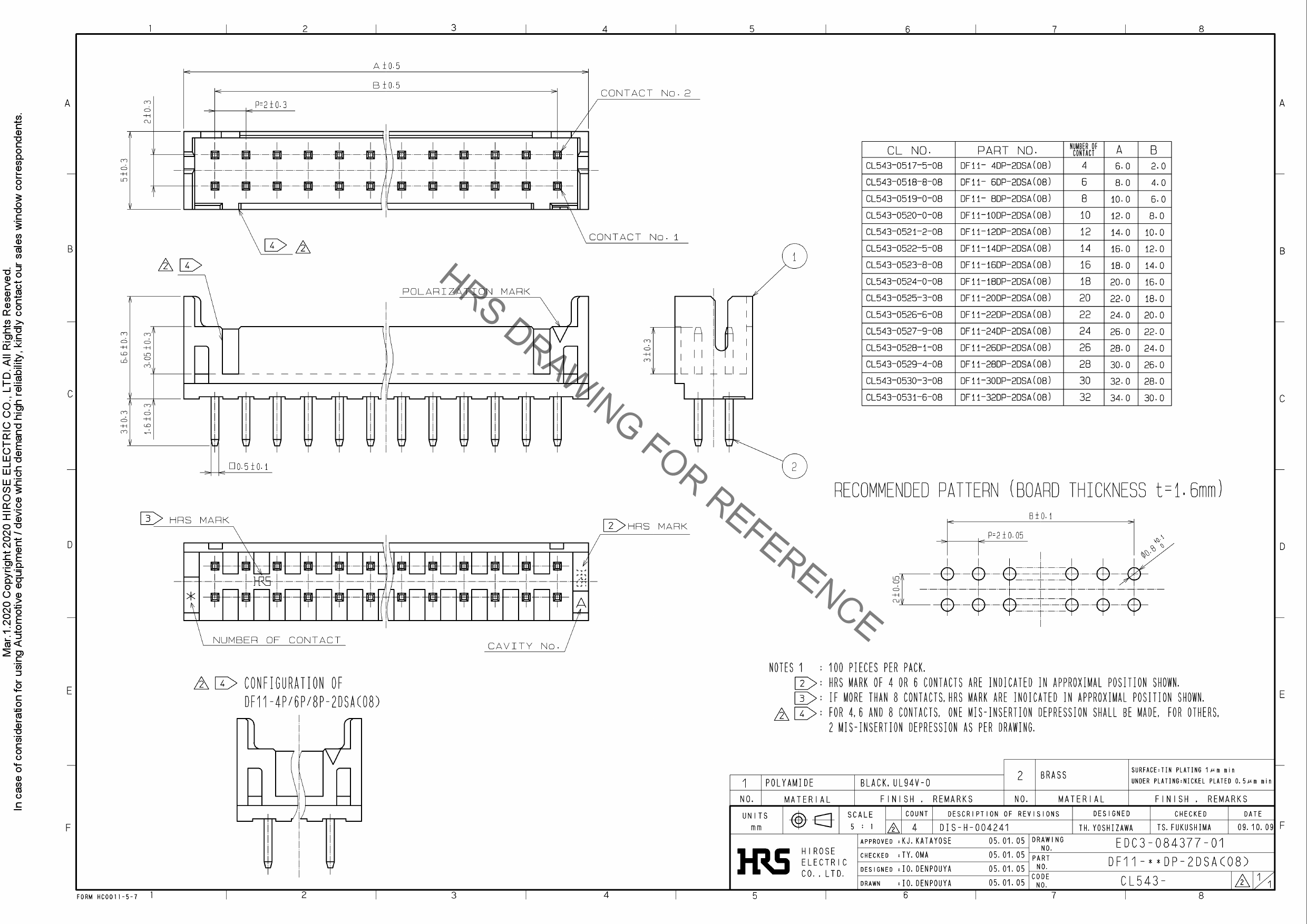 DF11-4DP-2DSA(08)_（HRS(广濑)）DF11-4DP-2DSA(08)中文资料_价格_PDF手册-立创电子商城
