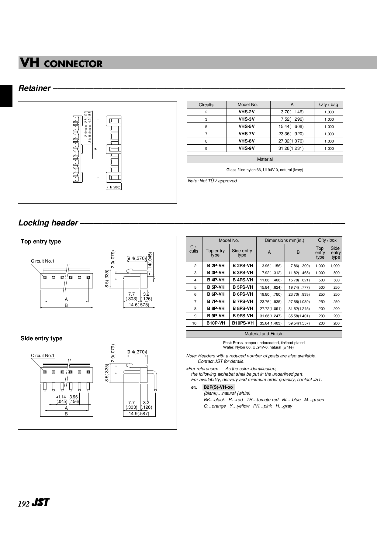 B2P-VH-BK(LF)(SN)_（JST）B2P-VH-BK(LF)(SN)中文资料_价格_PDF手册-立创电子商城