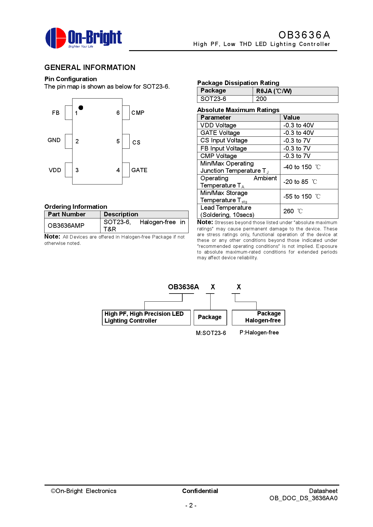 OB3636AMP_（OB(昂宝)）OB3636AMP中文资料_价格_PDF手册-立创电子商城