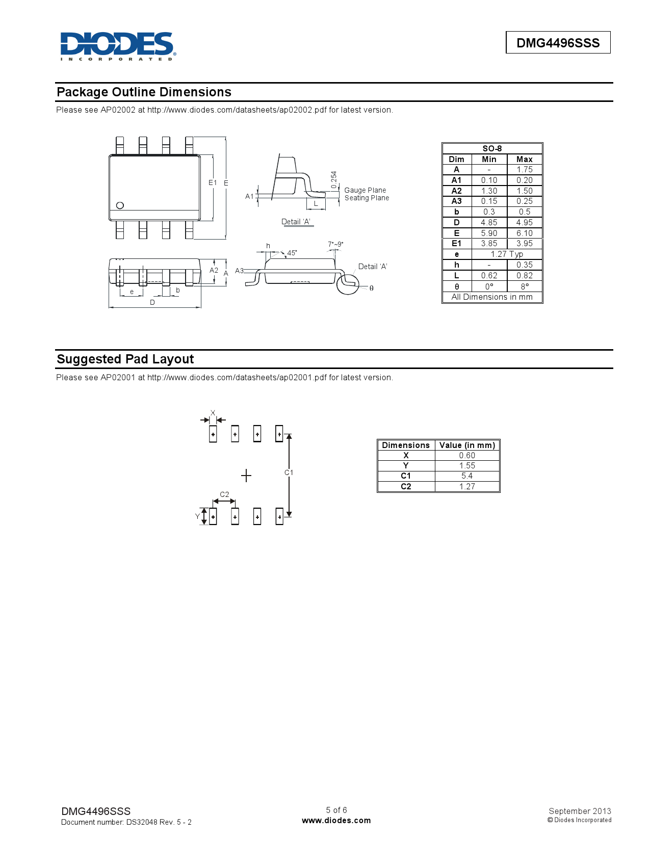 DMG4496SSS-13_（DIODES(美台)）DMG4496SSS-13中文资料_价格_PDF手册-立创电子商城