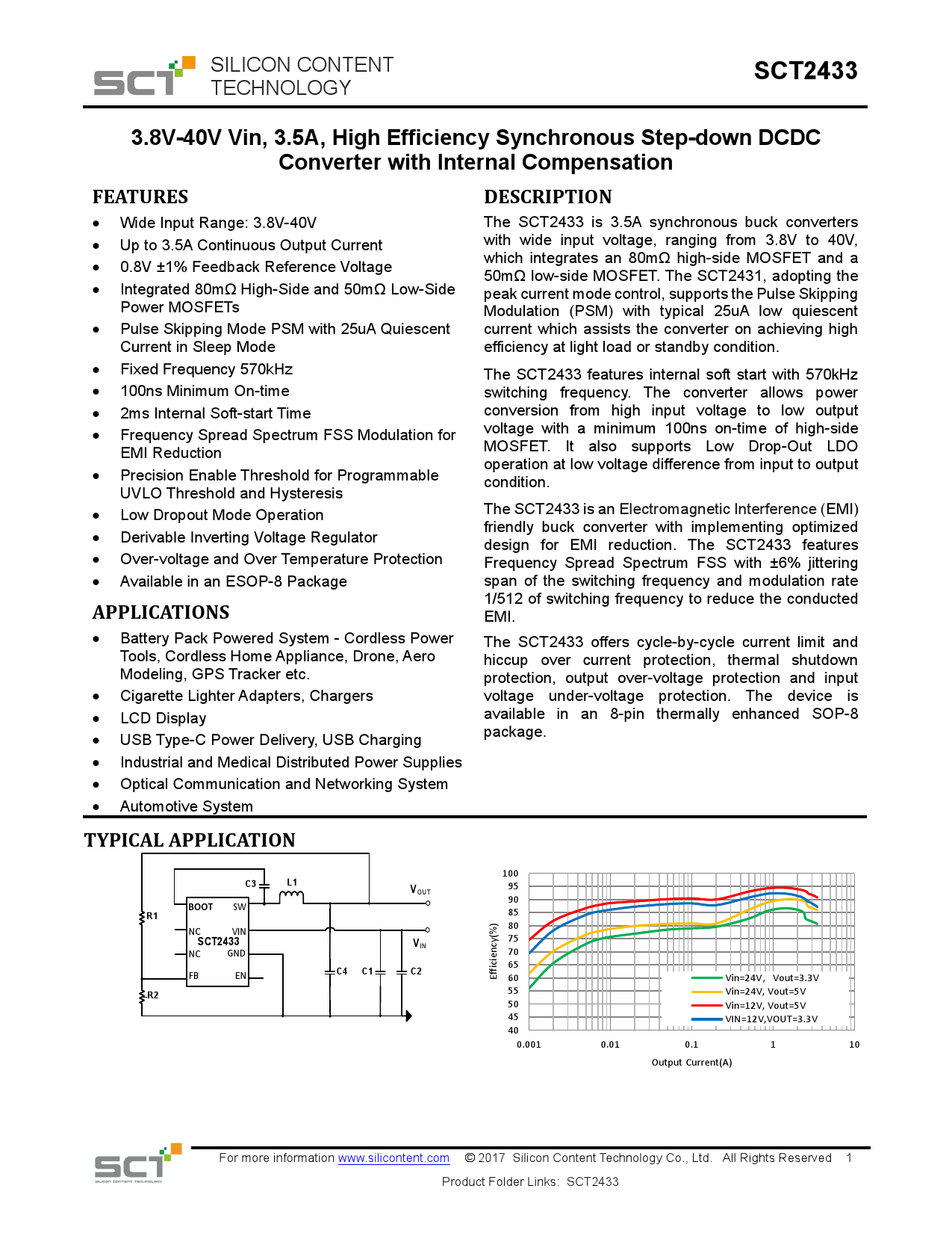 SCT2433STER_（SCT(芯洲科技)）SCT2433STER中文资料_价格_PDF手册-立创电子商城