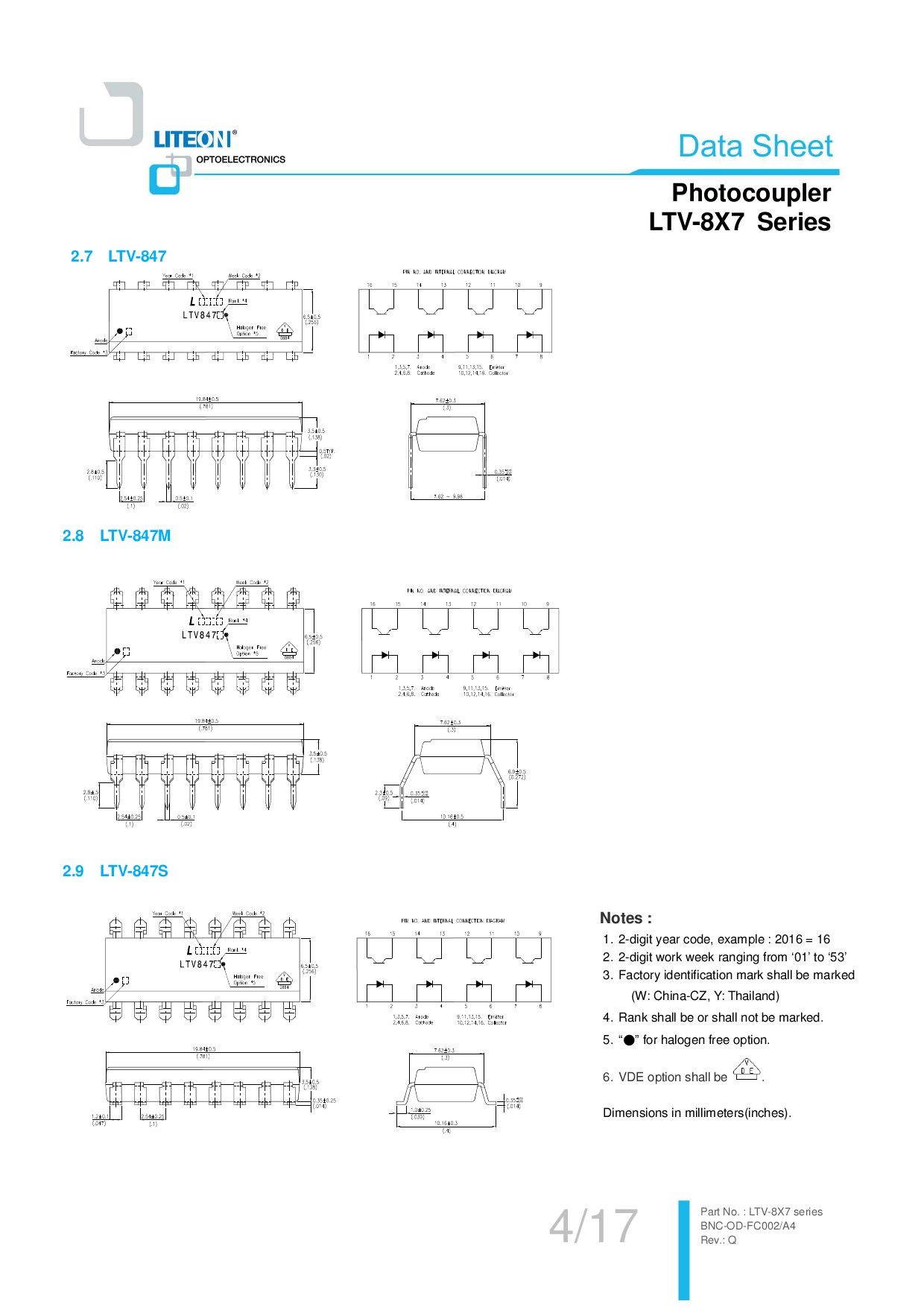 LTV-817-B_（LITEON(台湾光宝)）LTV-817-B中文资料_价格_PDF手册-立创电子商城