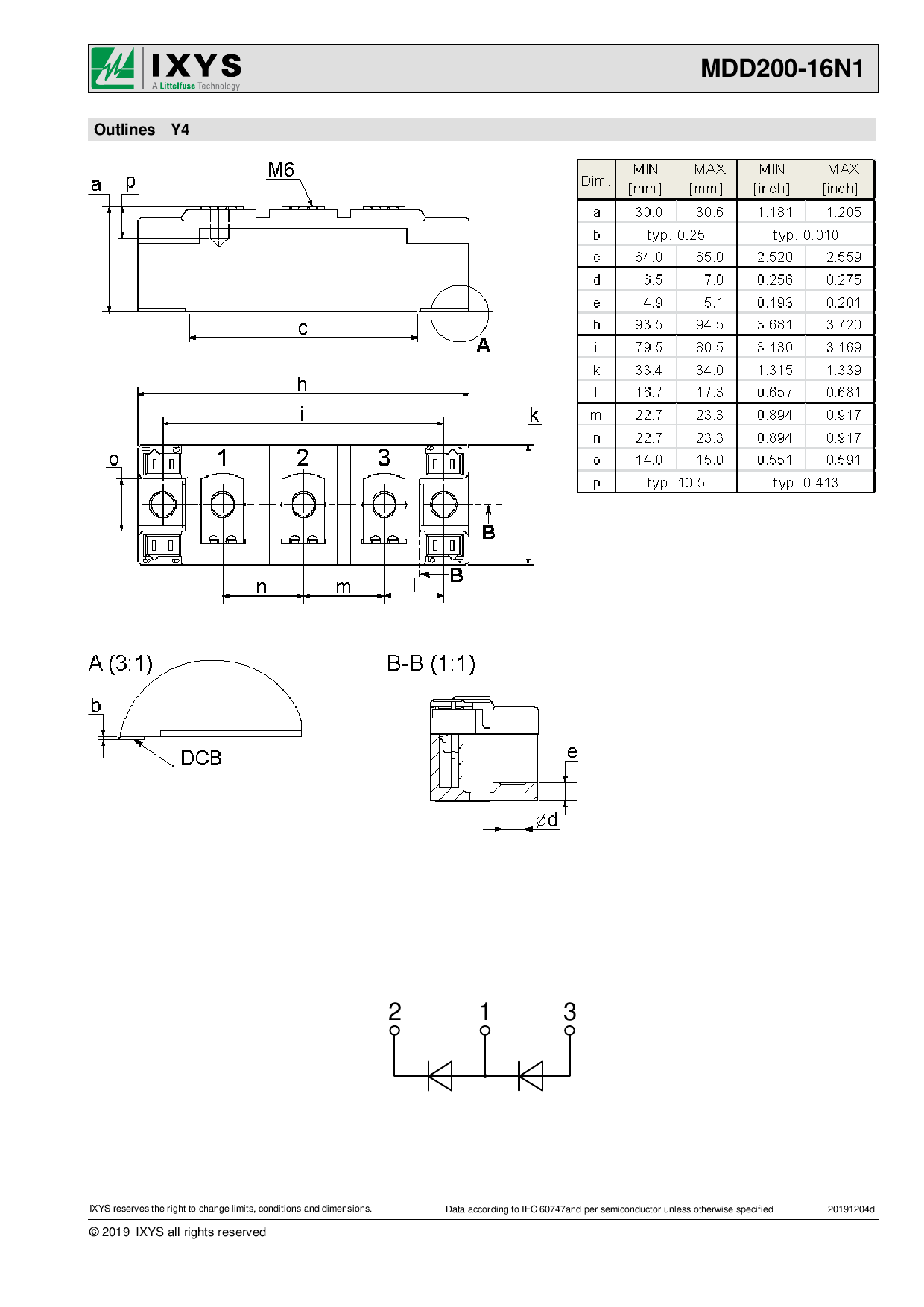 MDD200-16N1_（IXYS）MDD200-16N1中文资料_价格_PDF手册-立创电子商城