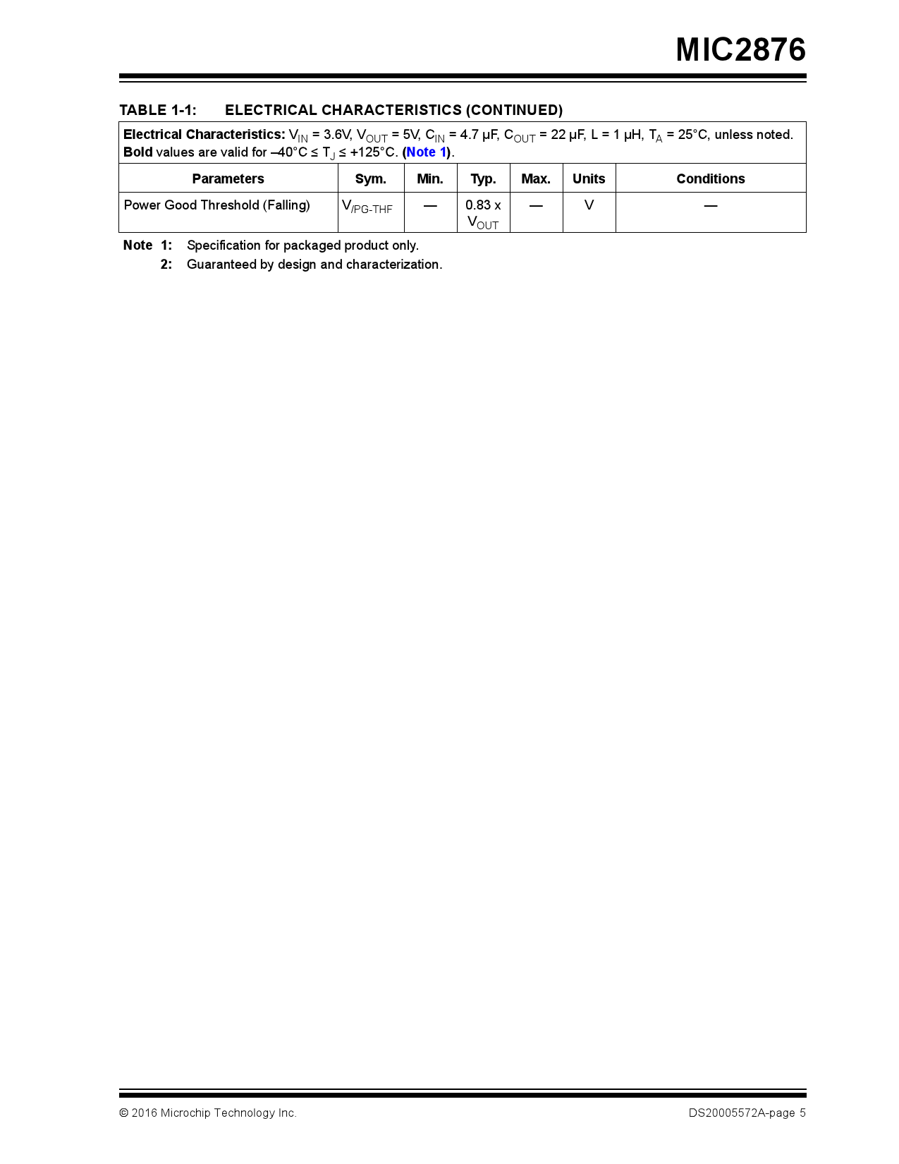 MIC2876-AYMT-TR_（MICROCHIP(美国微芯)）MIC2876-AYMT-TR中文资料_价格_PDF手册-立创电子商城
