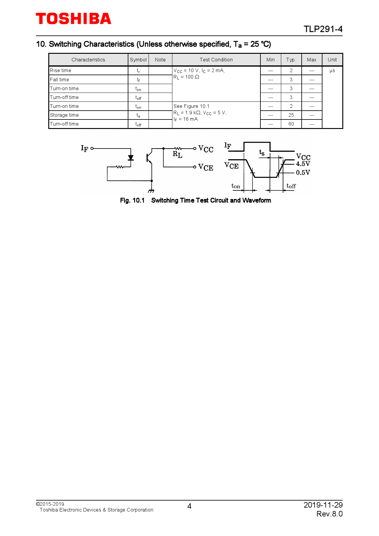 TLP291-4(TP,E)_（TOSHIBA(东芝)）TLP291-4(TP,E)中文资料_价格_PDF手册-立创电子商城