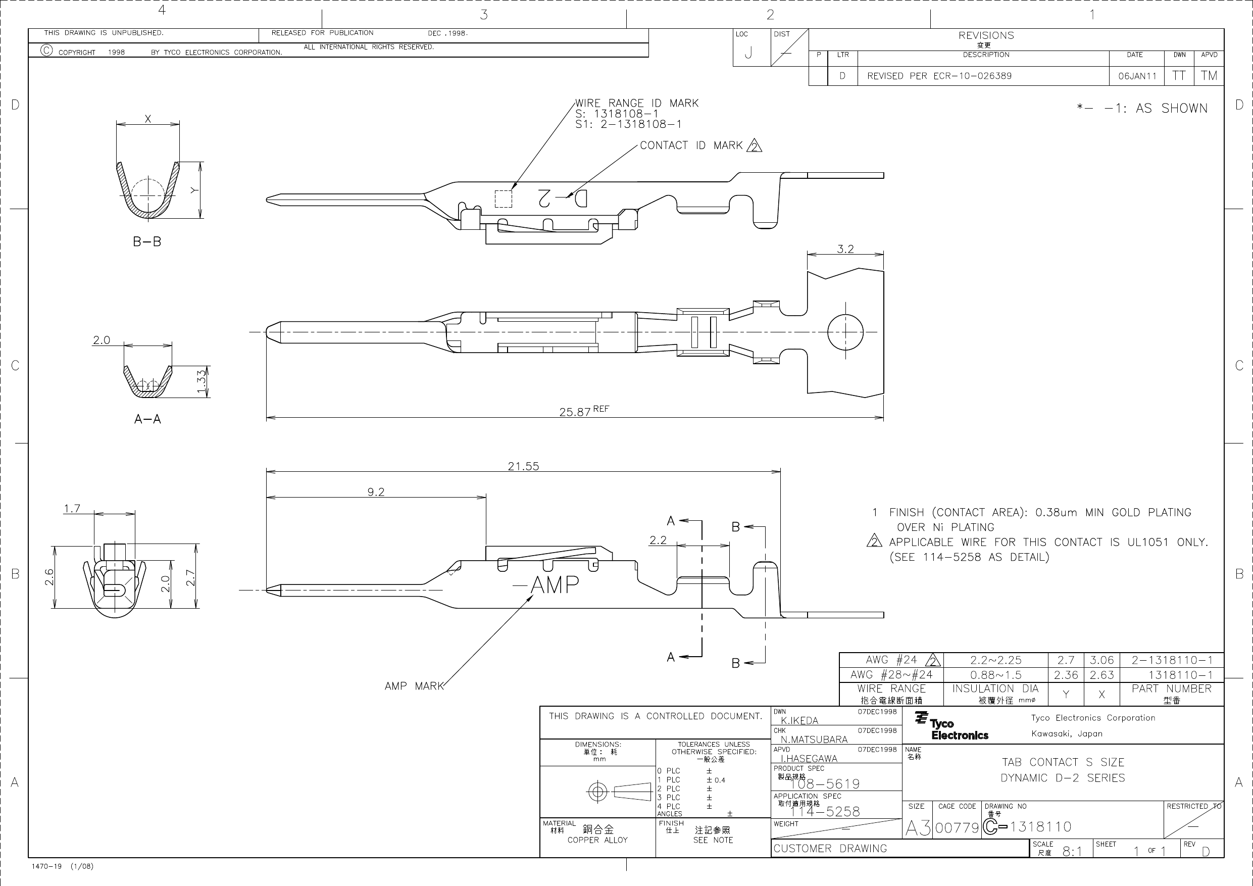 1318110-1_（TE Connectivity(美国泰科)）1318110-1中文资料_价格_PDF手册-立创电子商城