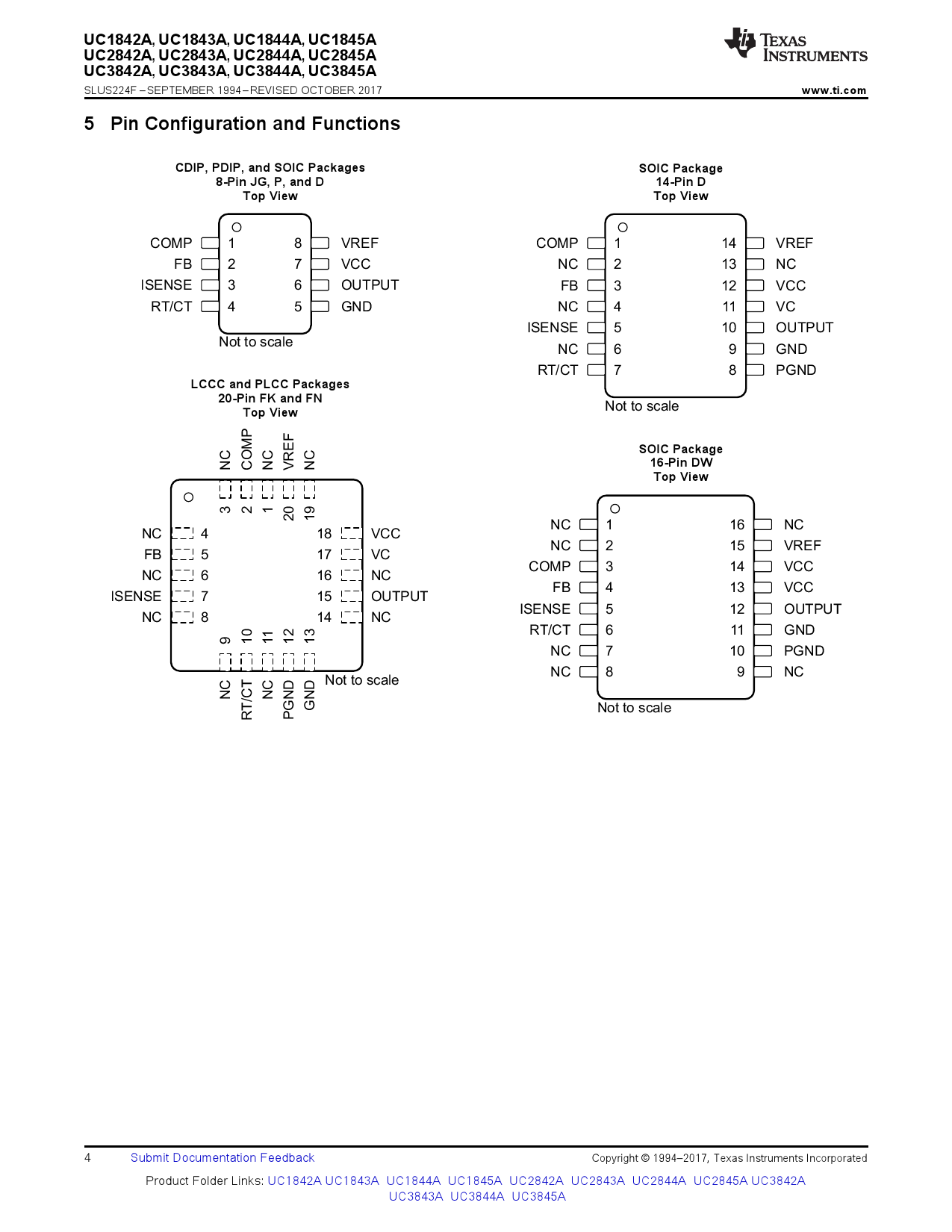 UC2842AN_（TI(德州仪器)）UC2842AN中文资料_价格_PDF手册-立创电子商城