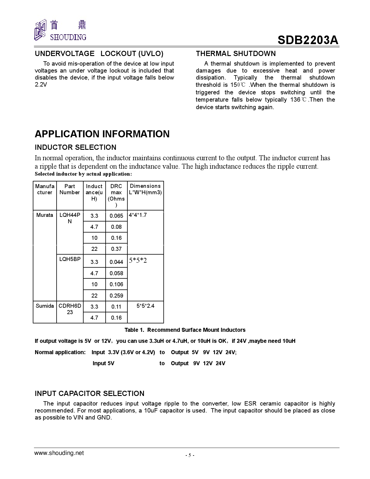 SDB2203A_（SHOUDING(首鼎半导体)）SDB2203A中文资料_价格_PDF手册-立创电子商城