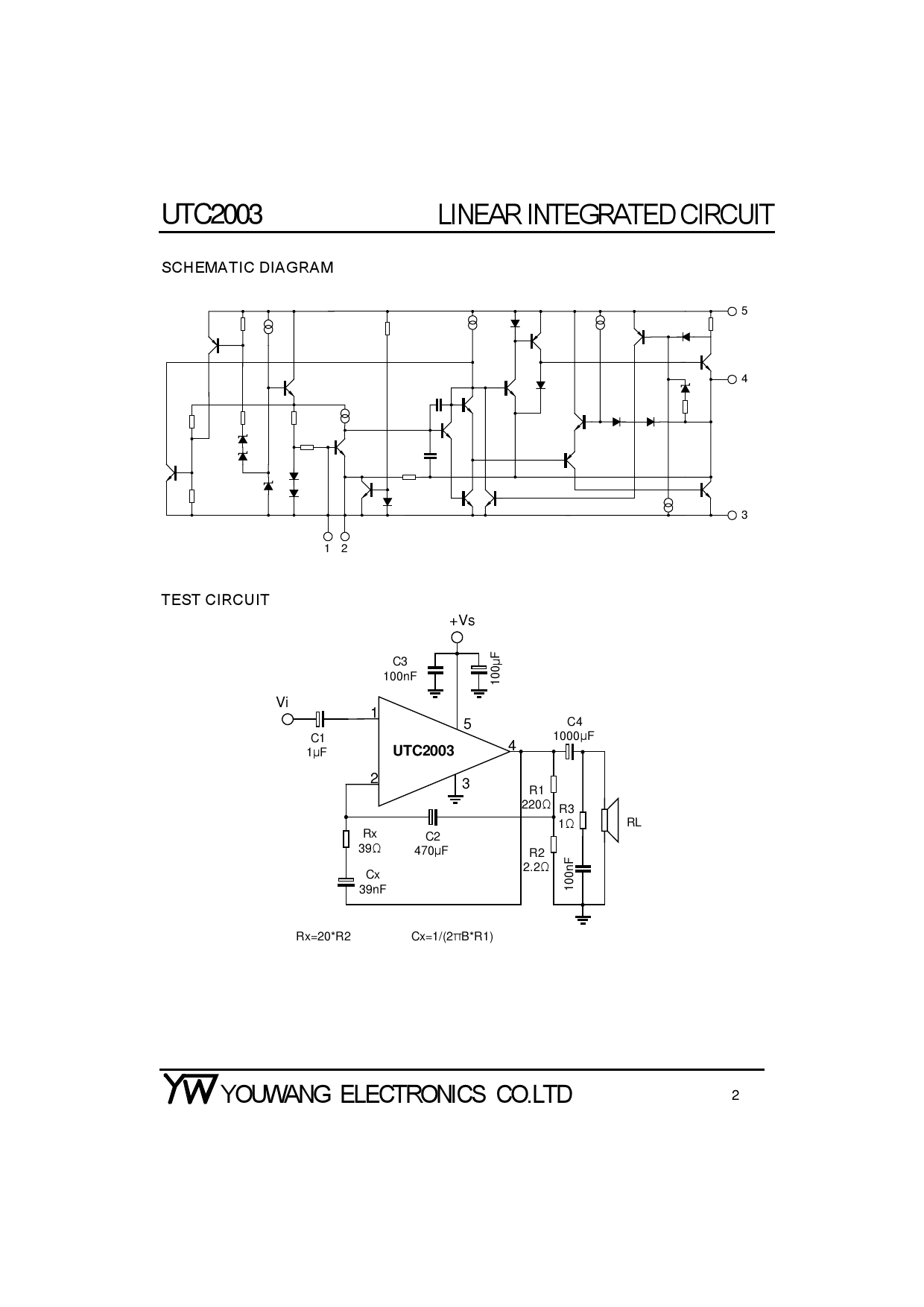 UTC2003_（YW(友旺)）UTC2003中文资料_价格_PDF手册-立创电子商城