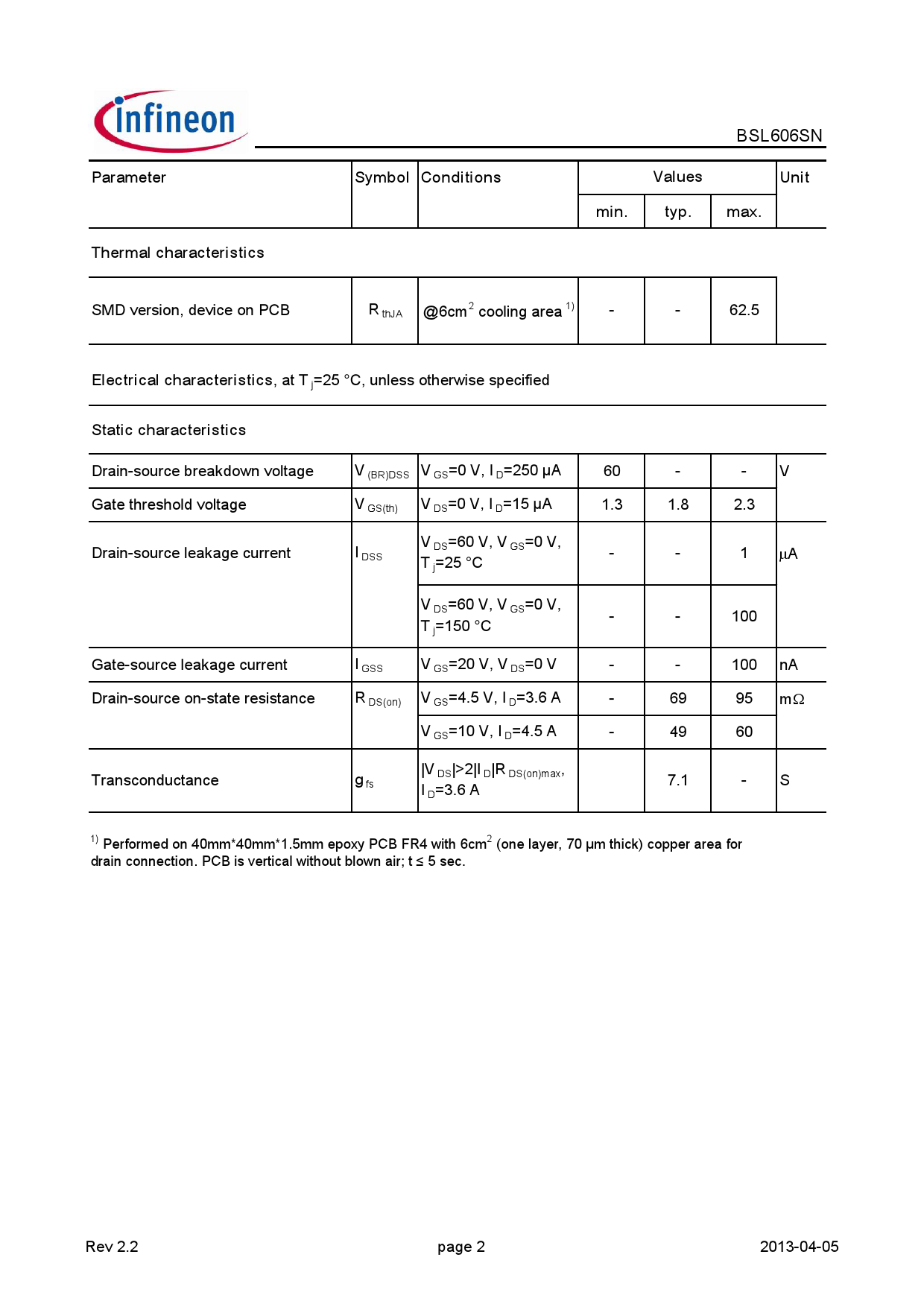 BSL606SN H6327_（Infineon(英飞凌)）BSL606SN H6327中文资料_价格_PDF手册-立创电子商城