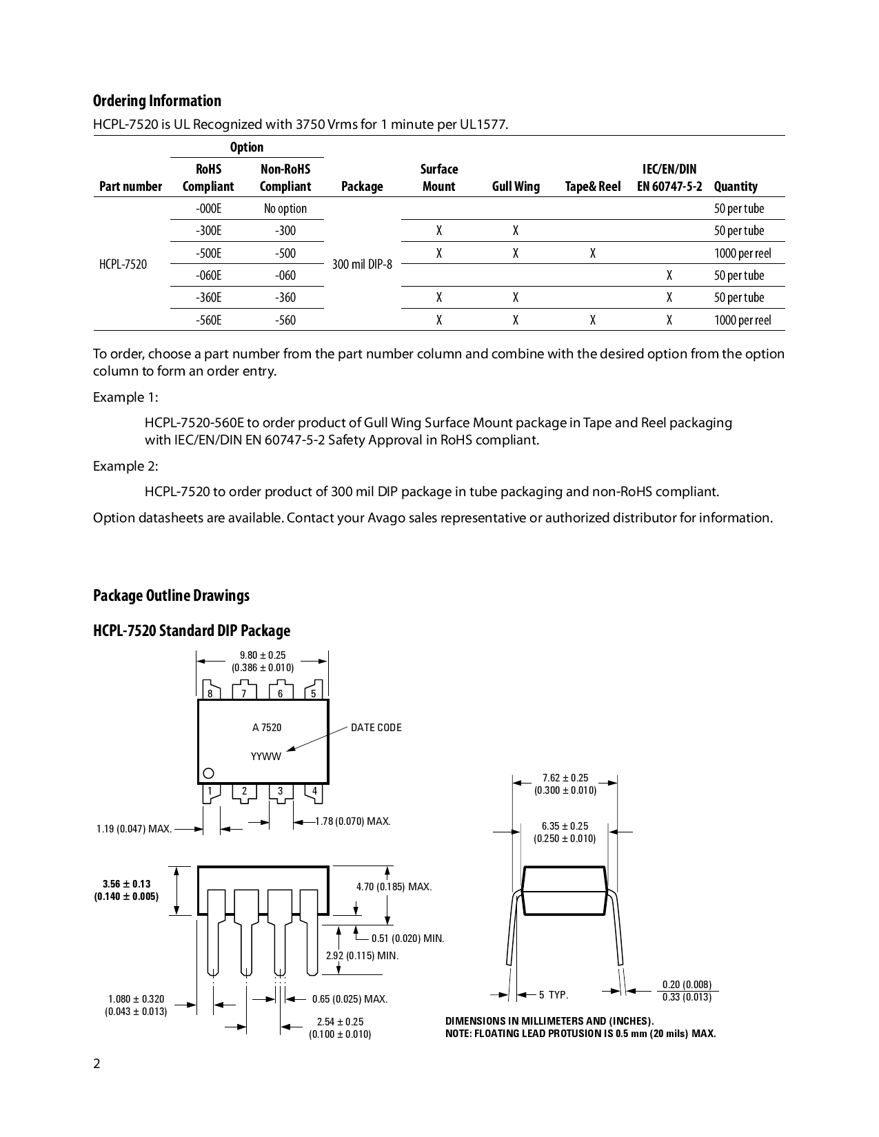 HCPL-7520-500E_（AVAGO(安华高)）HCPL-7520-500E中文资料_价格_PDF手册-立创电子商城