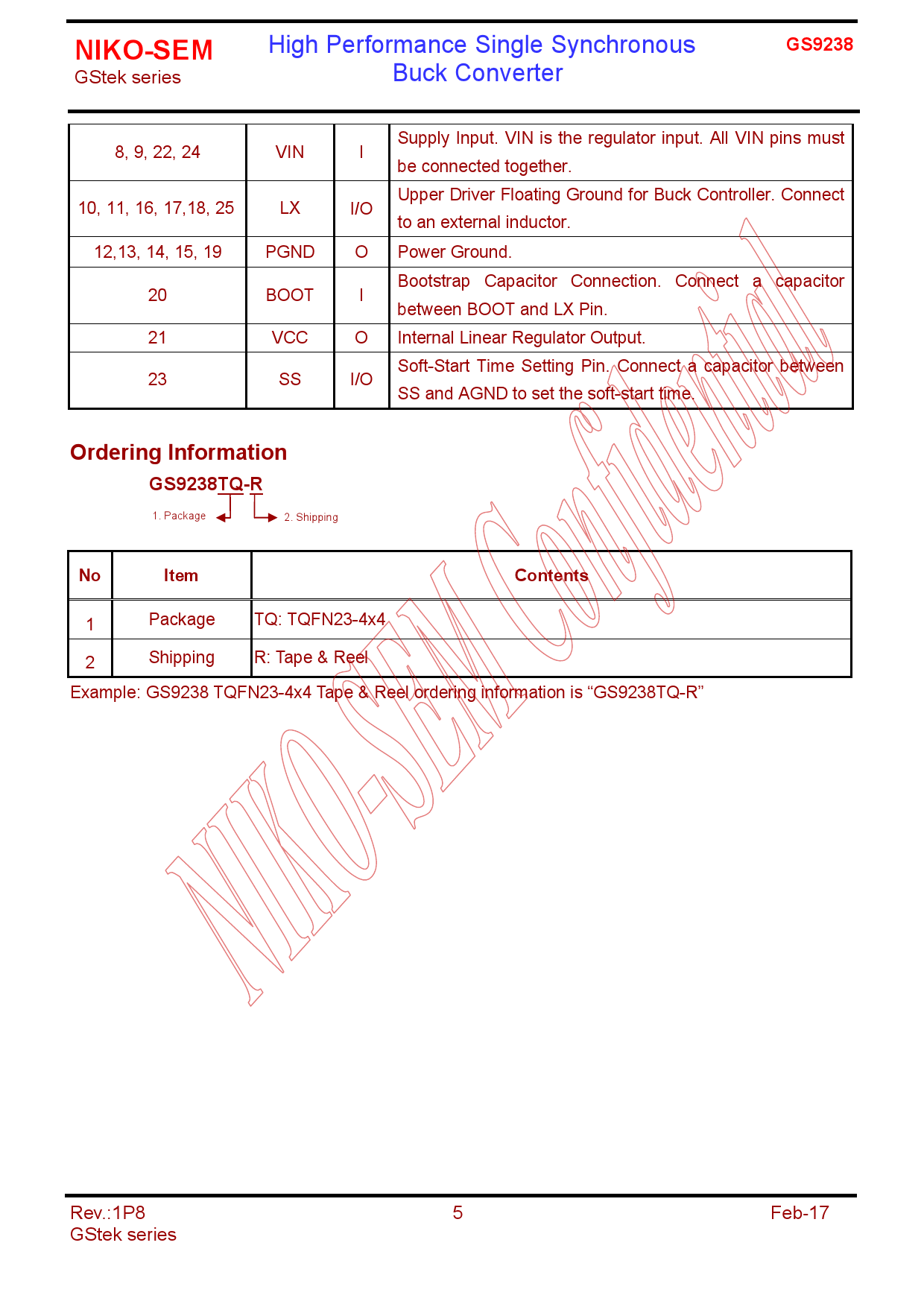 GS9238-ATQ-R_（GSTEK(登丰微)）GS9238-ATQ-R中文资料_价格_PDF手册-立创电子商城