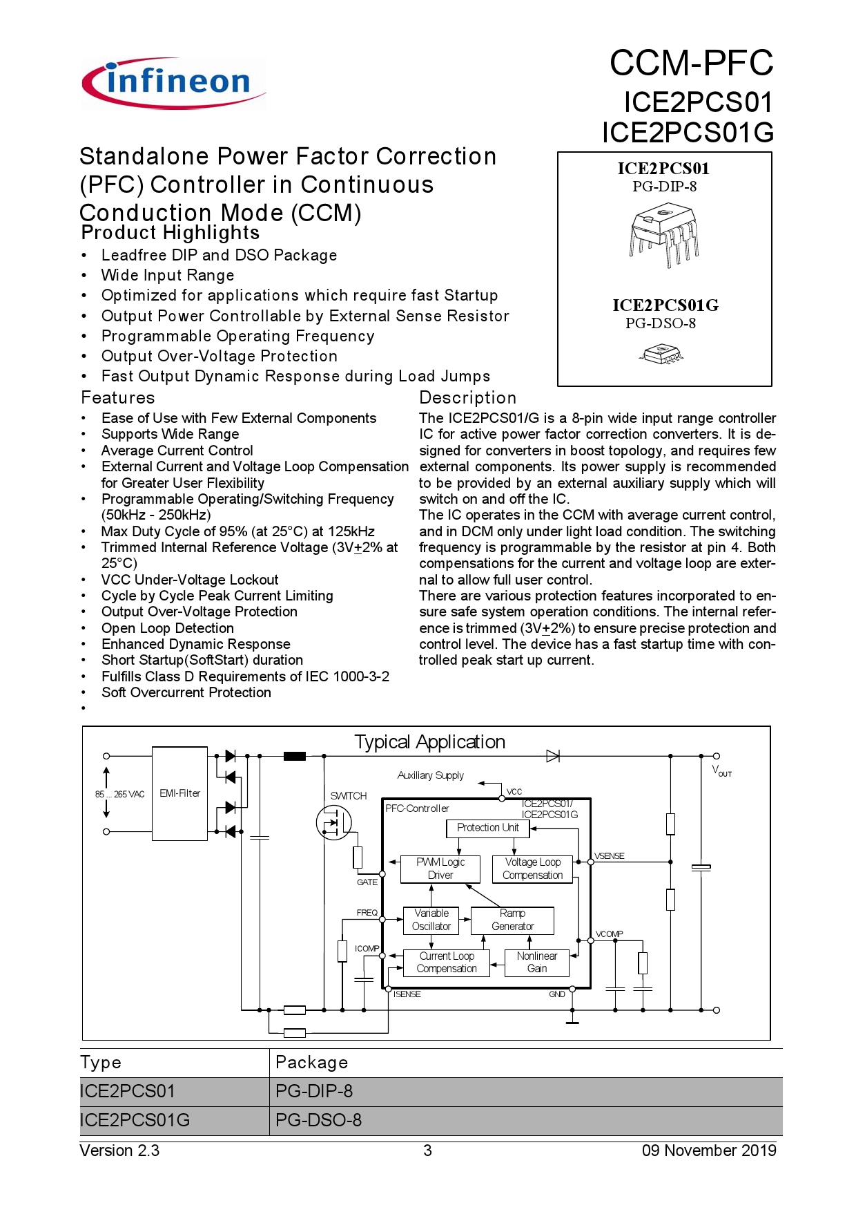 ICE2PCS01G_（Infineon(英飞凌)）ICE2PCS01G中文资料_价格_PDF手册-立创电子商城