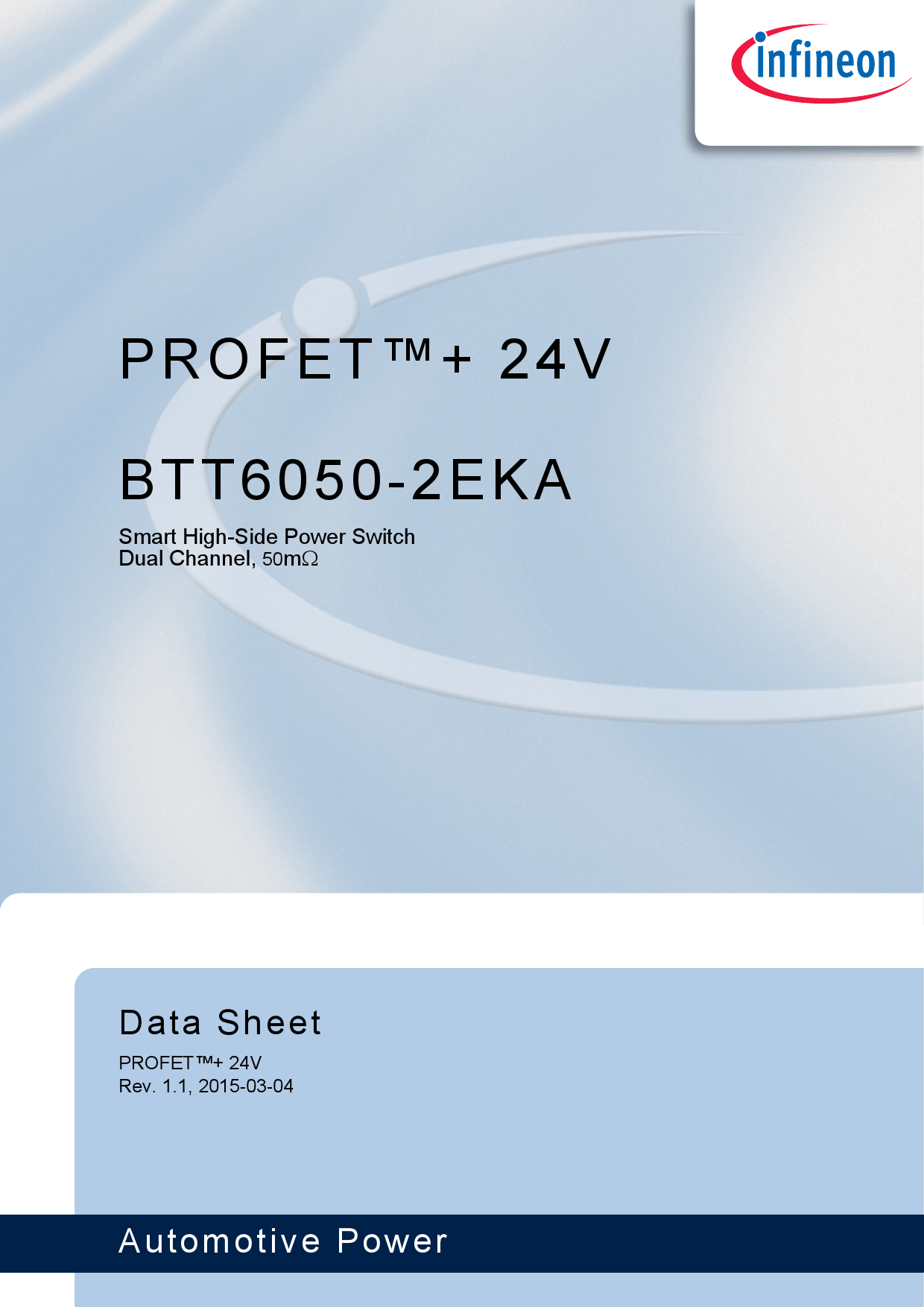 BTT6050-2EKA_（Infineon(英飞凌)）BTT6050-2EKA中文资料_价格_PDF手册-立创电子商城