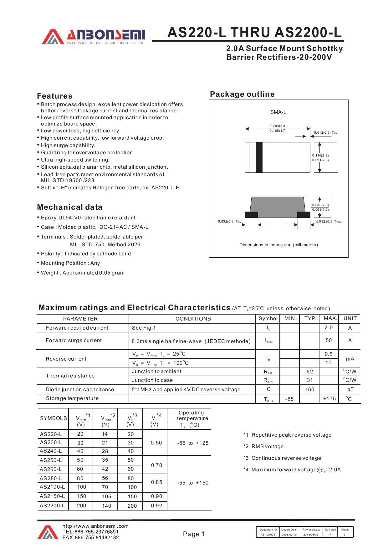 AS240-L_（AnBon(安邦)）AS240-L中文资料_价格_PDF手册-立创电子商城