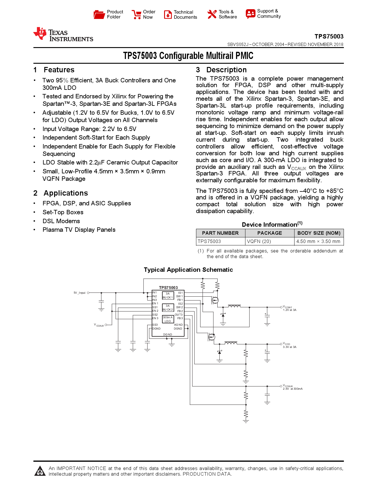 TPS75003RHLR_（TI(德州仪器)）TPS75003RHLR中文资料_价格_PDF手册-立创电子商城