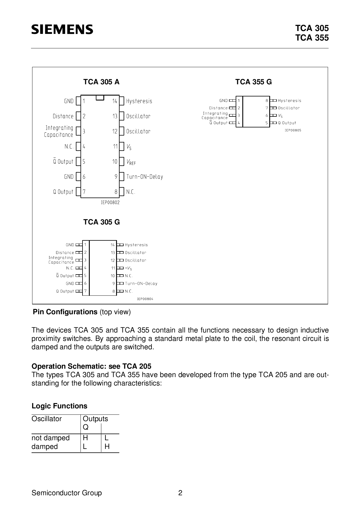 TCA355G_（Infineon(英飞凌)）TCA355G中文资料_价格_PDF手册-立创电子商城