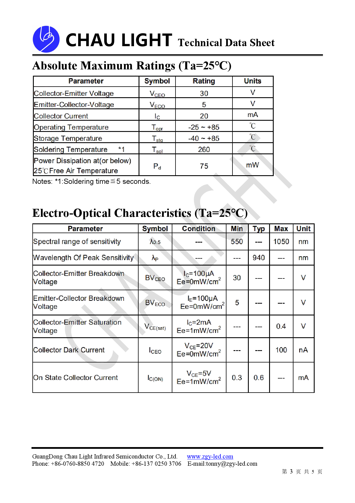 ZPT-1608B-08-Z3_（Chau Light(洲光源)）ZPT-1608B-08-Z3中文资料_价格_PDF手册-立创电子商城