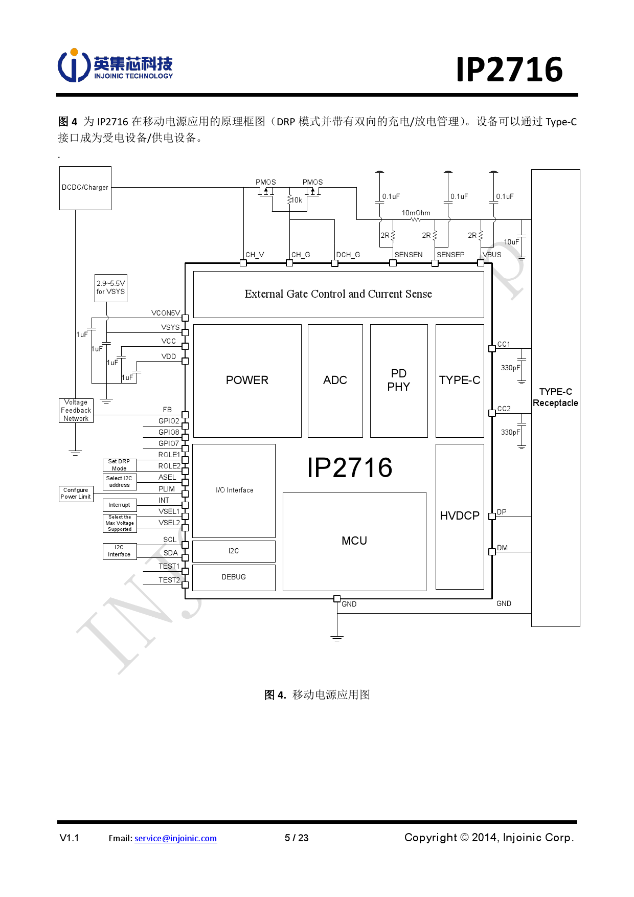 IP2716_（INJOINIC(英集芯)）IP2716中文资料_价格_PDF手册-立创电子商城