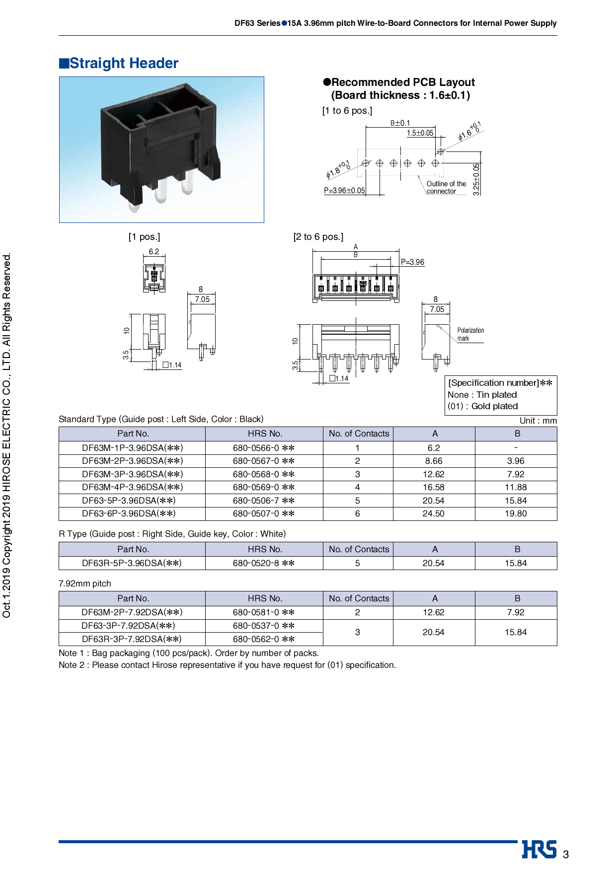 DF63-4S-3.96C_（HRS(广濑)）DF63-4S-3.96C中文资料_价格_PDF手册-立创电子商城