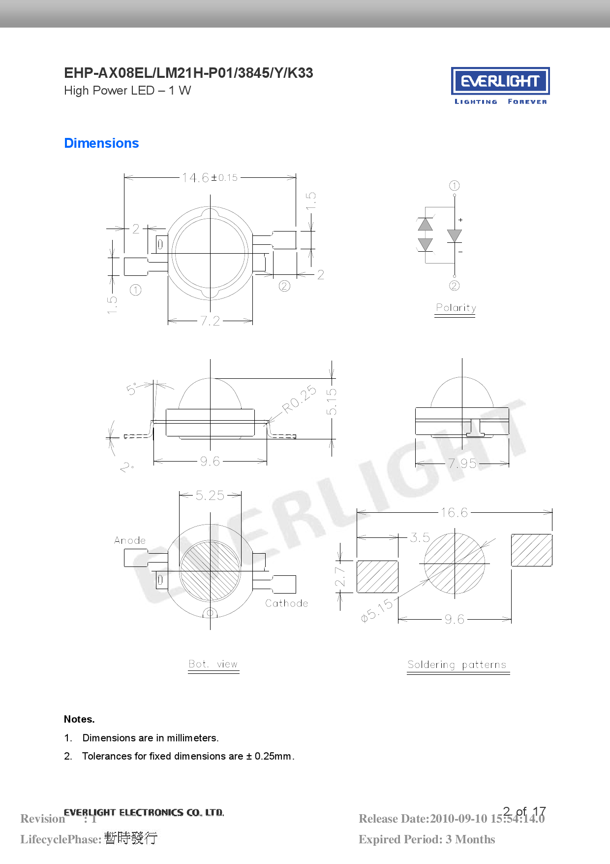 EHP-AX08EL/LM21H-P01/3845/Y/K33_（EVERLIGHT(台湾亿光)）EHP-AX08EL/LM21H-P01/3845/Y/K33中文资料_价格_PDF手册-立创电子商城