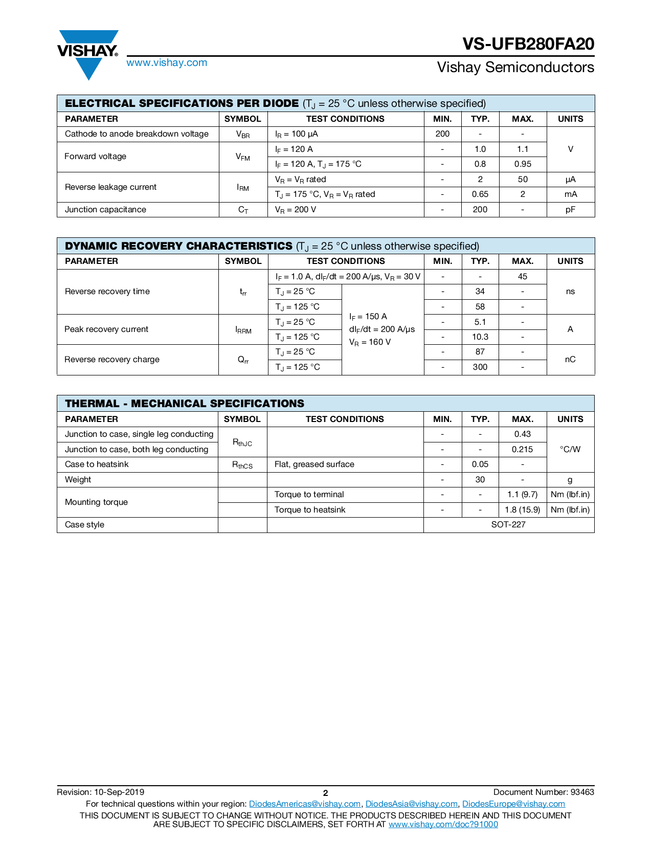 VS-UFB280FA20_（VISHAY(威世)）VS-UFB280FA20中文资料_价格_PDF手册-立创电子商城