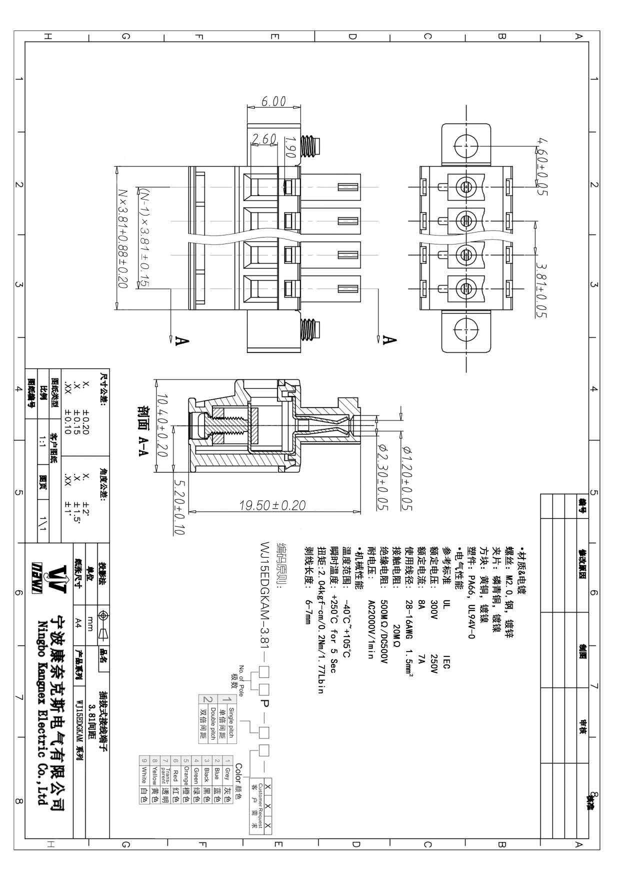 WJ15EDGKAM-3.81-12P-14-00A_（KANGNEX(康奈克斯电气)）WJ15EDGKAM-3.81-12P-14-00A中文资料_价格_PDF手册-立创电子商城
