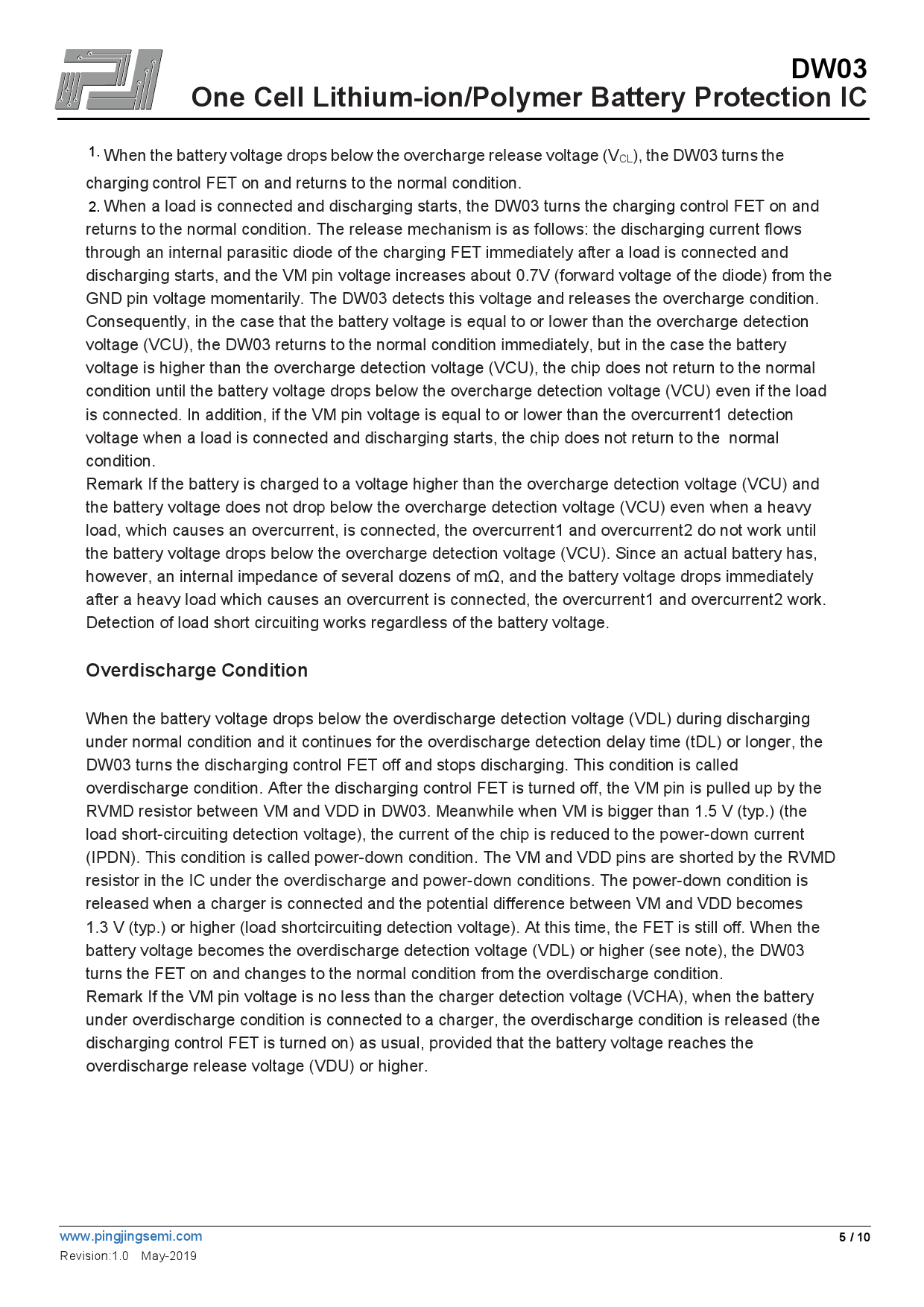 DW03_（PJSEMI(平晶微)）DW03中文资料_价格_PDF手册-立创电子商城