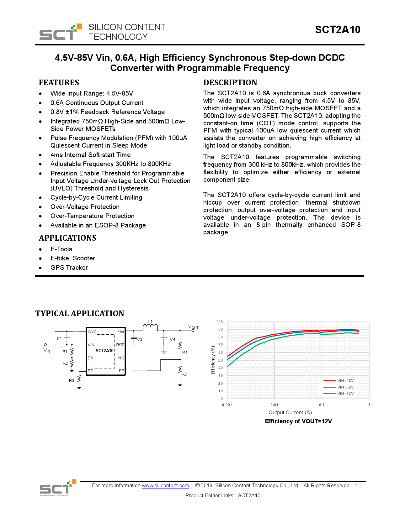 SCT2A10STER_（SCT(芯洲科技)）SCT2A10STER中文资料_价格_PDF手册-立创电子商城