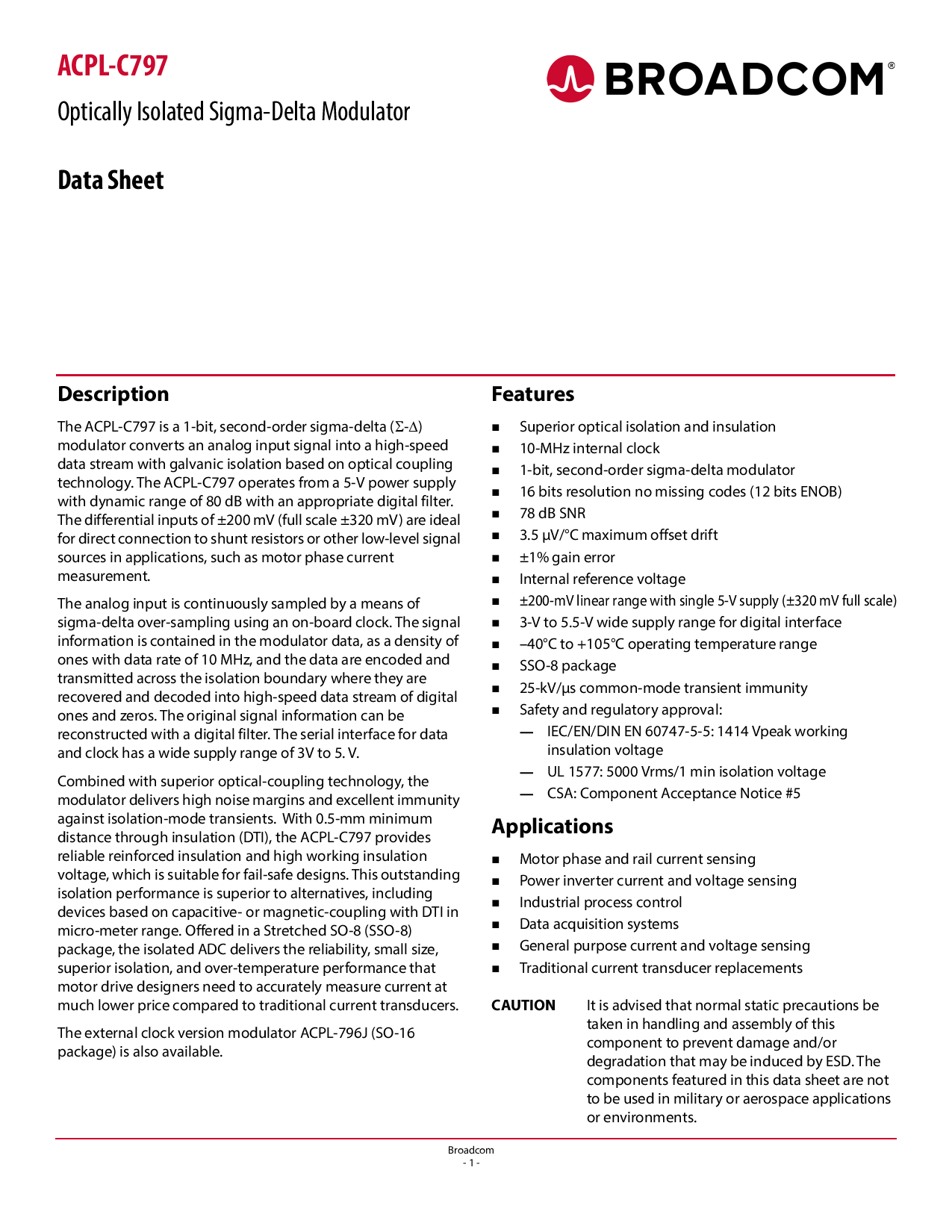 ACPL-C797-500E_（Broadcom/AVAGO(安华高)）ACPL-C797-500E中文资料_价格_PDF手册-立创电子商城