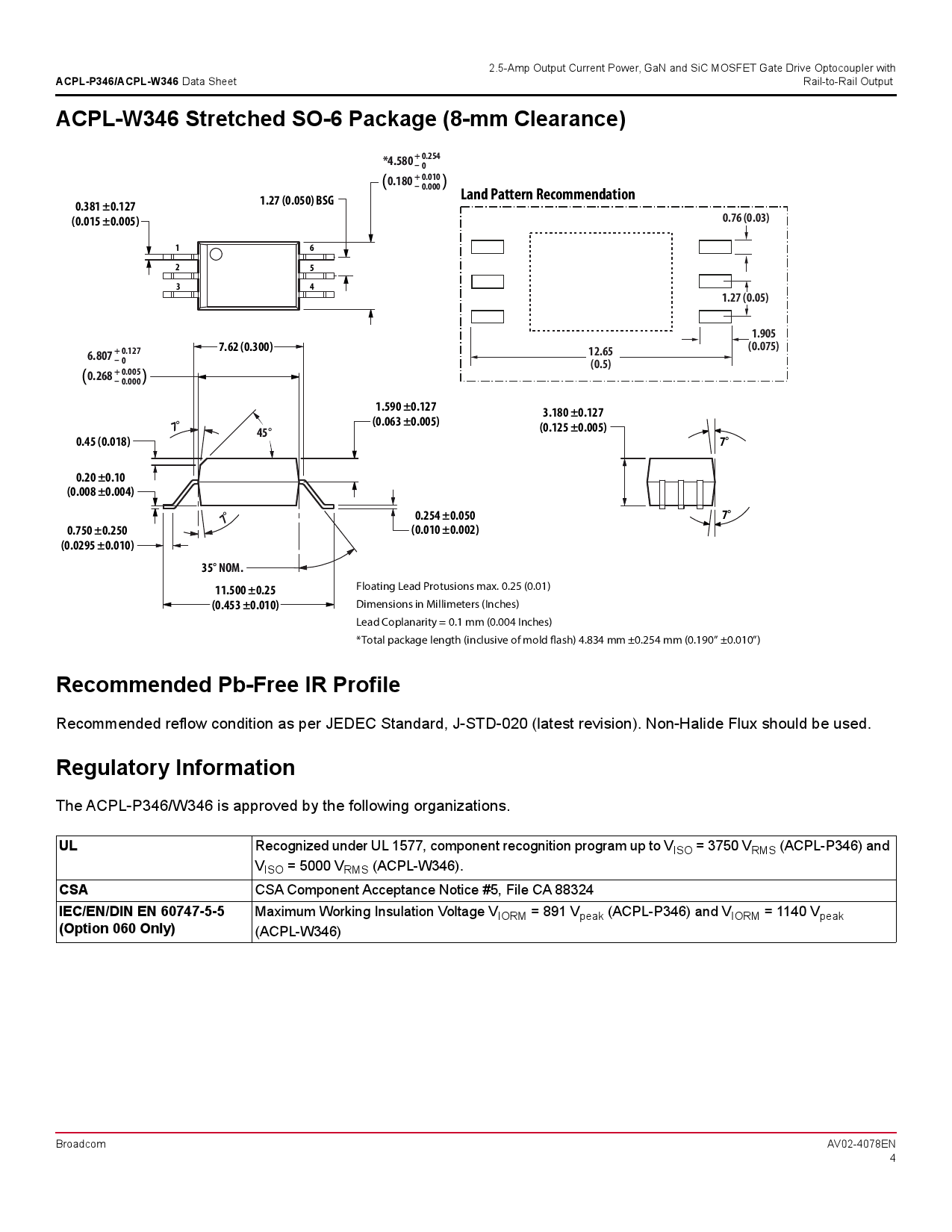 ACPL-W346-500E_（Broadcom/AVAGO(安华高)）ACPL-W346-500E中文资料_价格_PDF手册-立创电子商城
