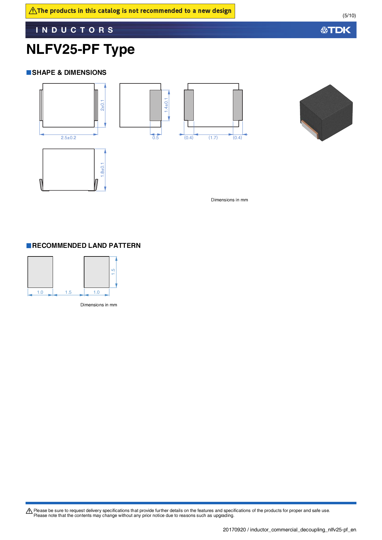 NLFV25T-101K-PF_（TDK）NLFV25T-101K-PF中文资料_价格_PDF手册-立创电子商城