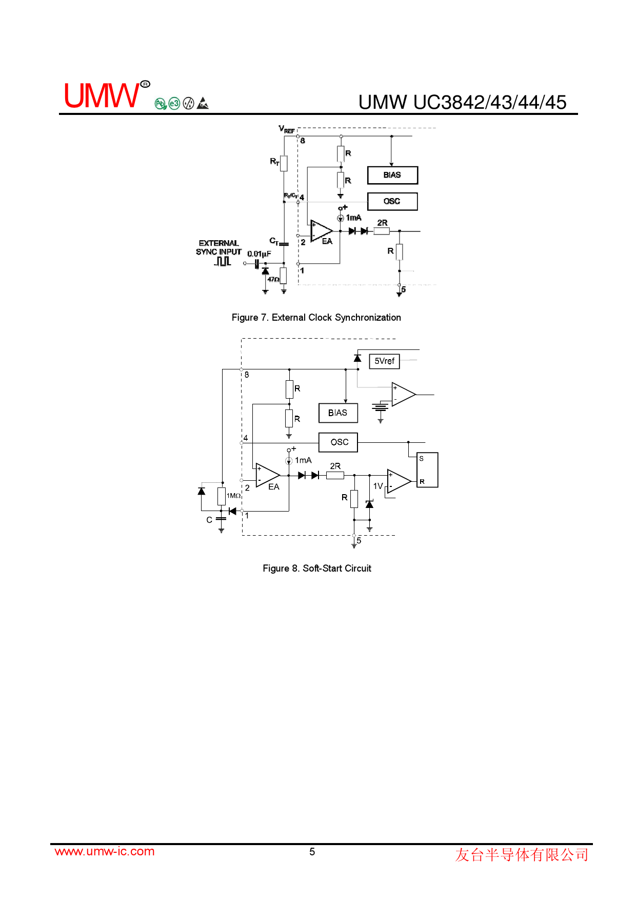 UC3845B_（UMW(友台半导体)）UC3845B中文资料_价格_PDF手册-立创电子商城