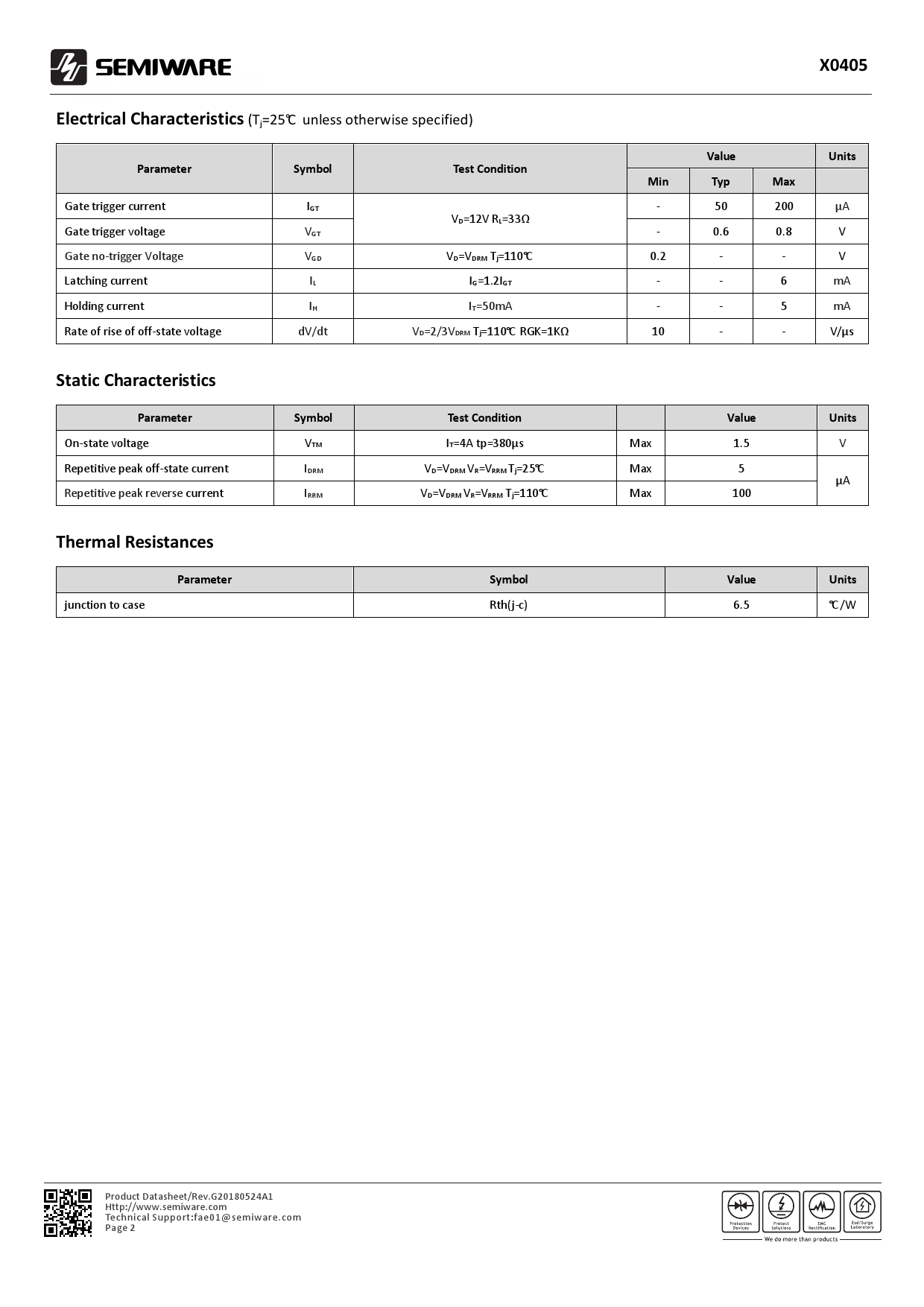 X0405_（SEMIWARE(赛米微尔)）X0405中文资料_价格_PDF手册-立创电子商城